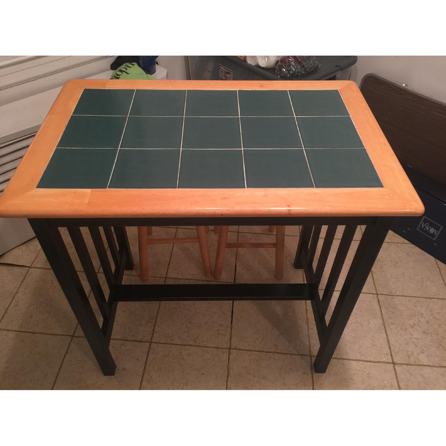 Target High Top Kitchen Table w/ 2 Stools - AptDeco