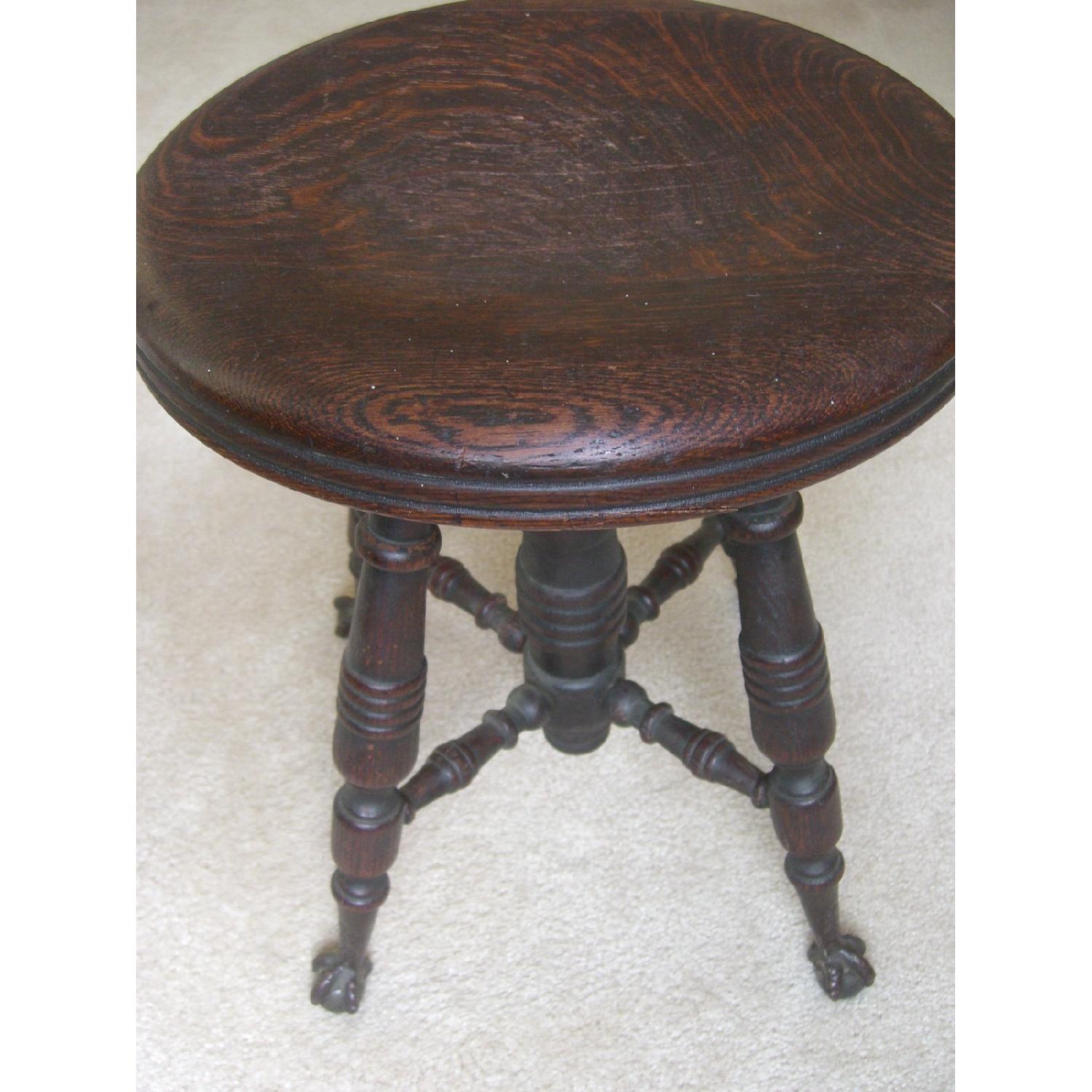 A Merriam Co 19th Century Antique Piano Stool AptDeco A Merriam Co 19th Century Antique Piano Stool AptDeco