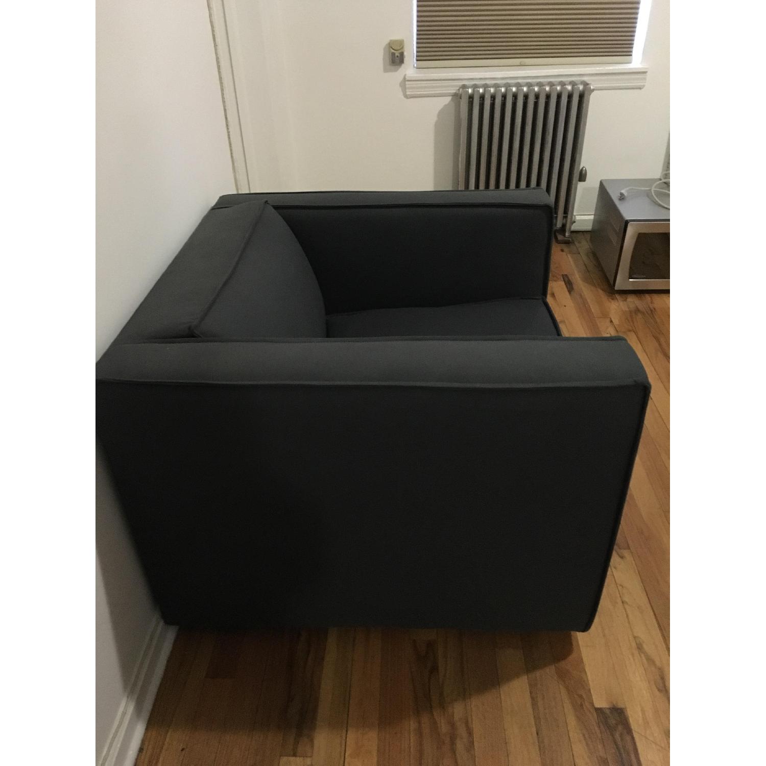 CB2 Club Chairs - Pair - AptDeco