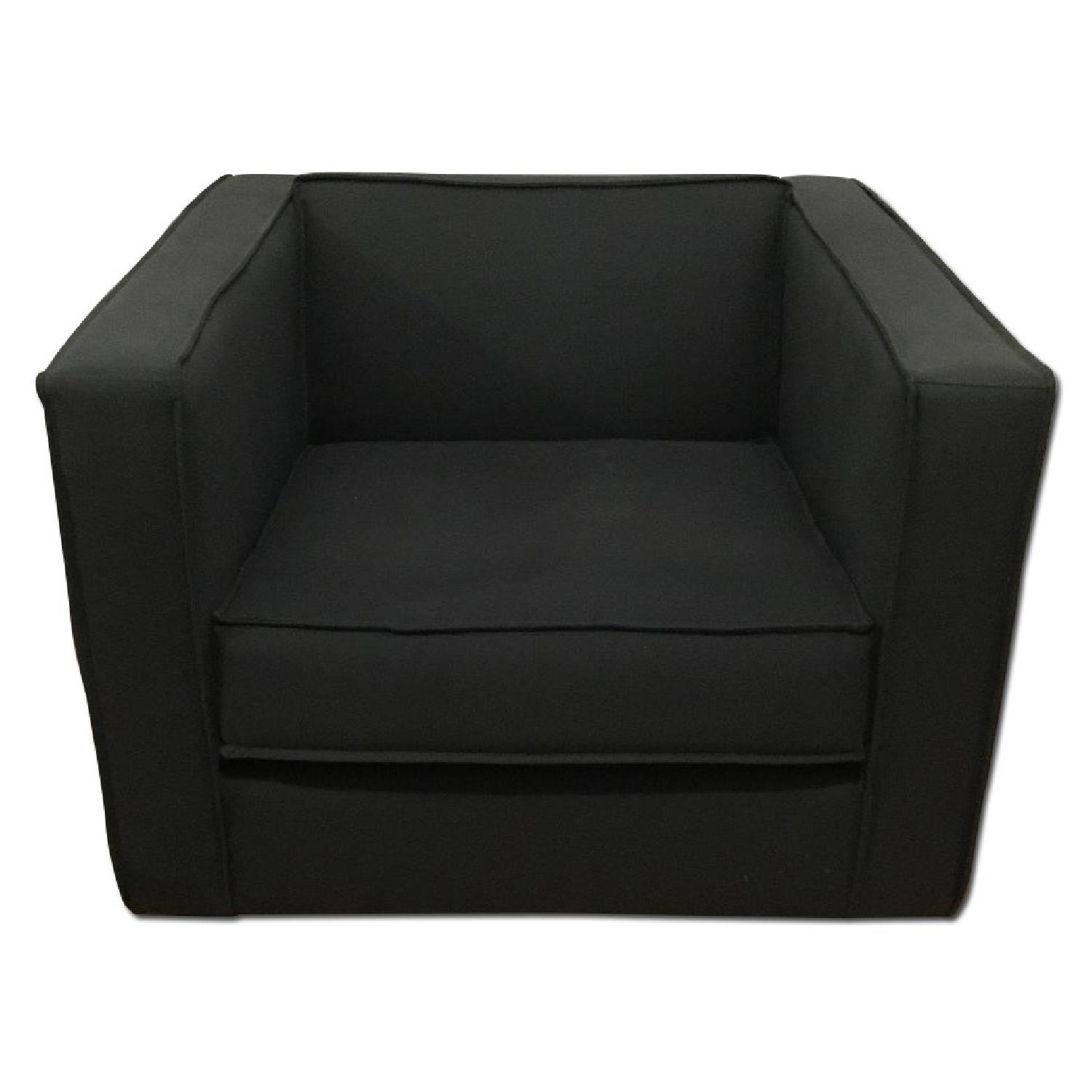 CB2 Club Chairs - Pair - AptDeco