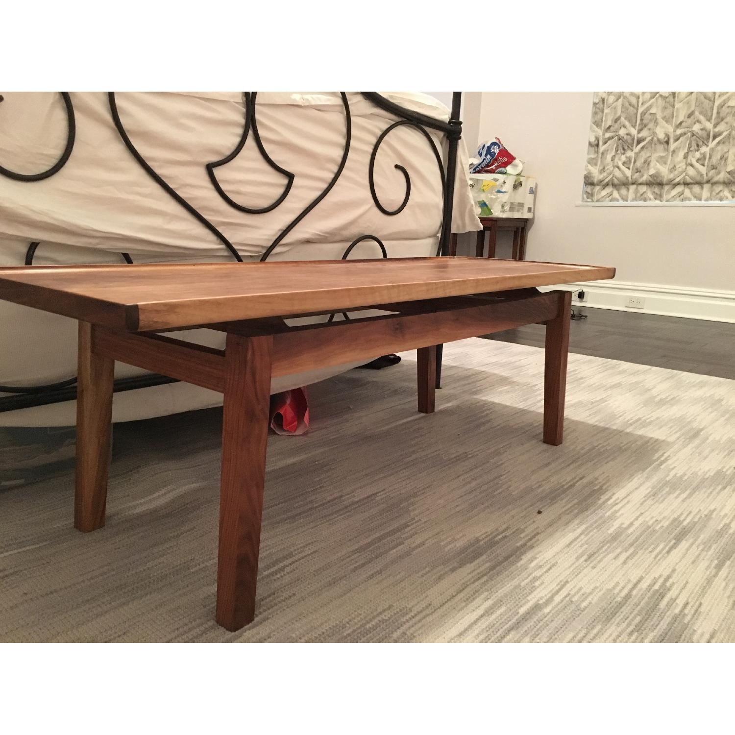 Mid-Century Modern Floating Top Coffee Table - AptDeco