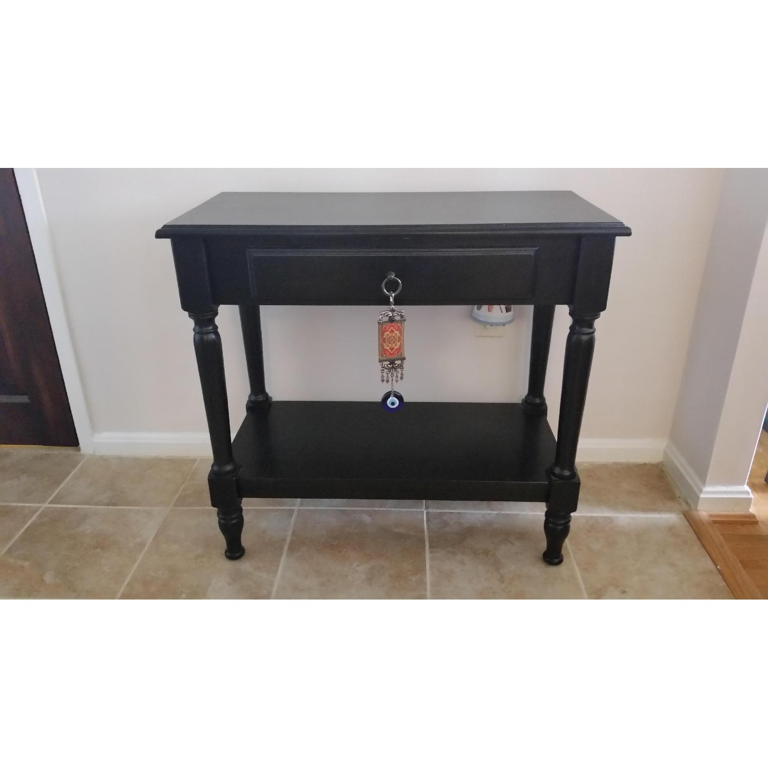 World Market Solid Wood Foyer Table - AptDeco