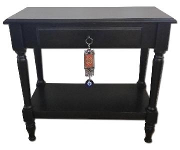 World Market Solid Wood Foyer Table - AptDeco