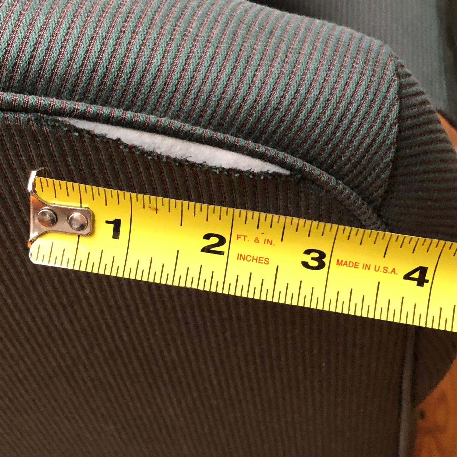 Ethan Allen Radius Armchair in Green - AptDeco