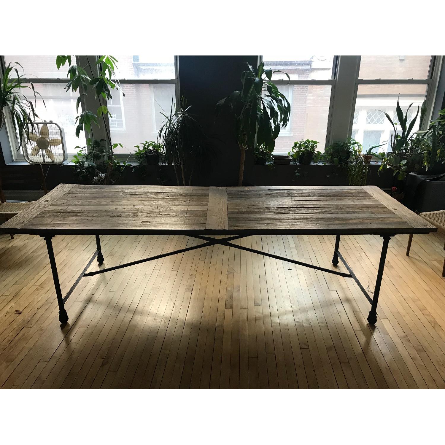 Restoration Hardware Flatiron Rectangular Dining Table - AptDeco