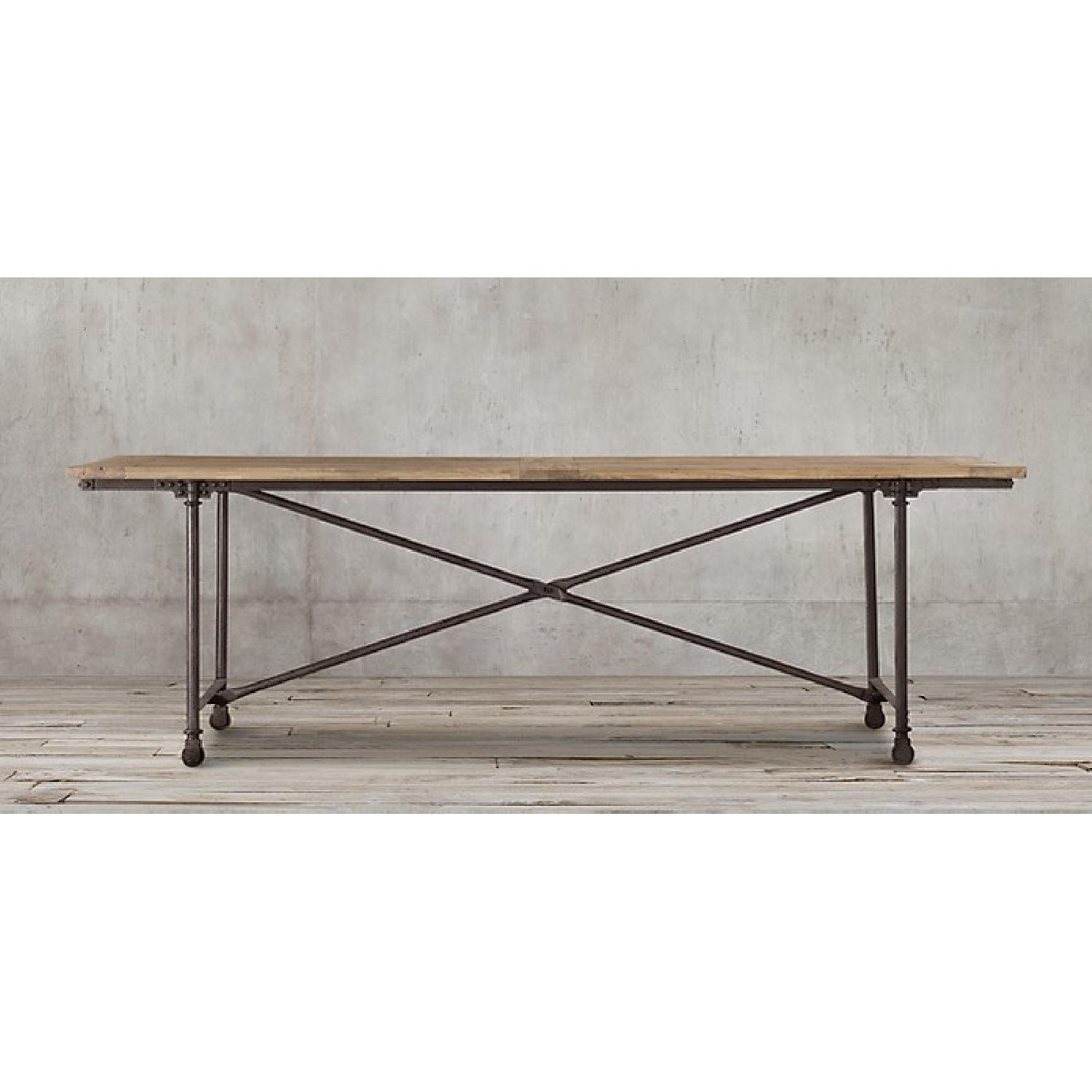 Restoration Hardware Flatiron Rectangular Dining Table - AptDeco