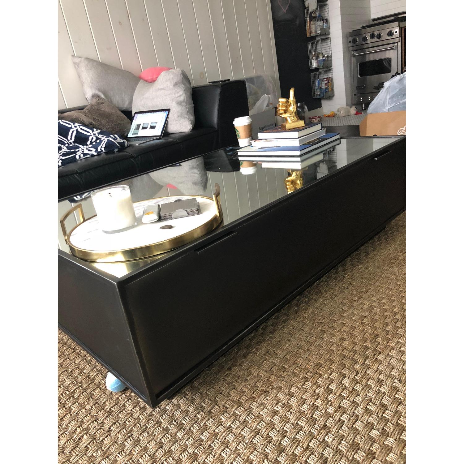 Restoration Hardware Gramercy Mirrored Cocktail Table - AptDeco