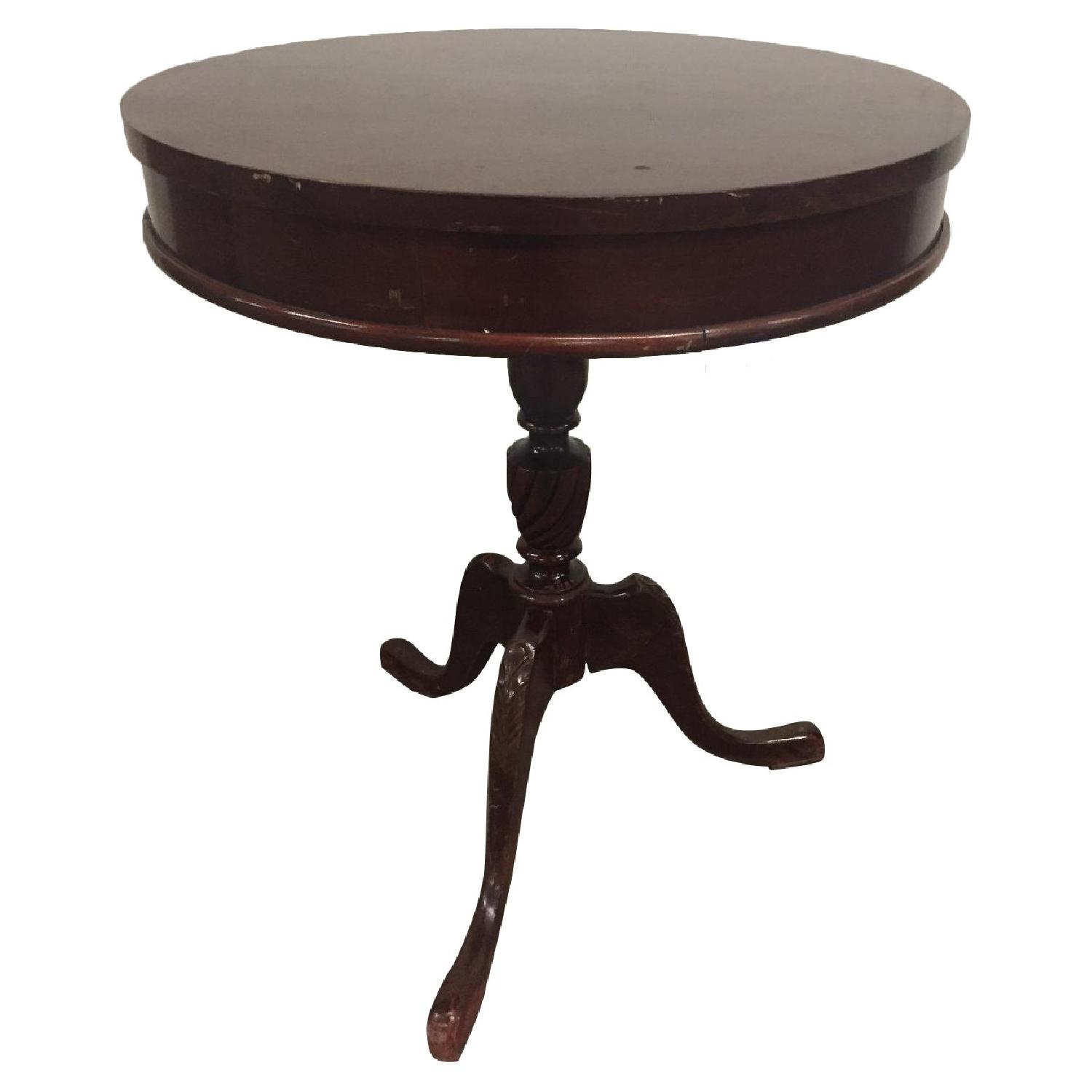 18th Century Round Side Table - AptDeco