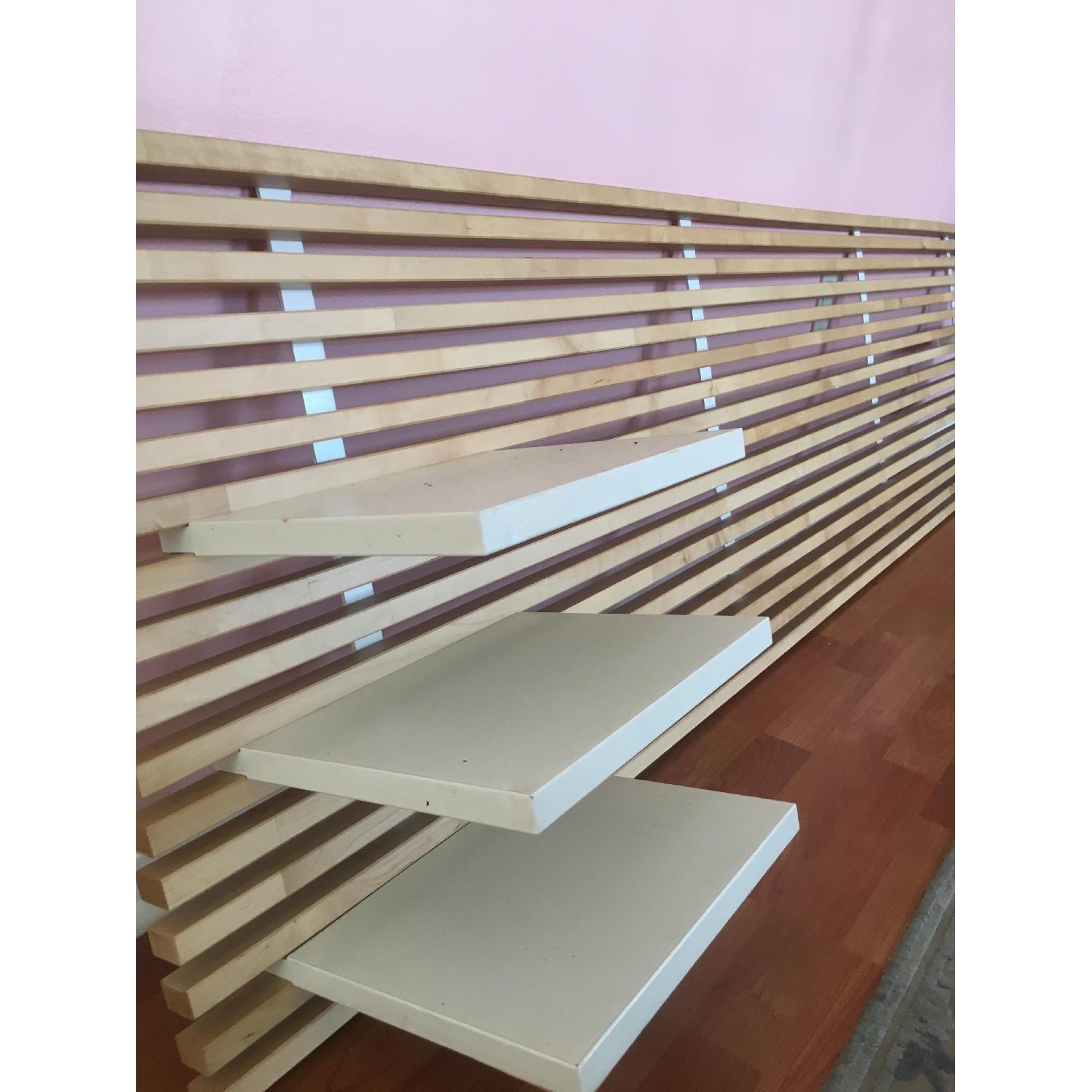 Ikea Mandal Headboard w/ Shelves - AptDeco