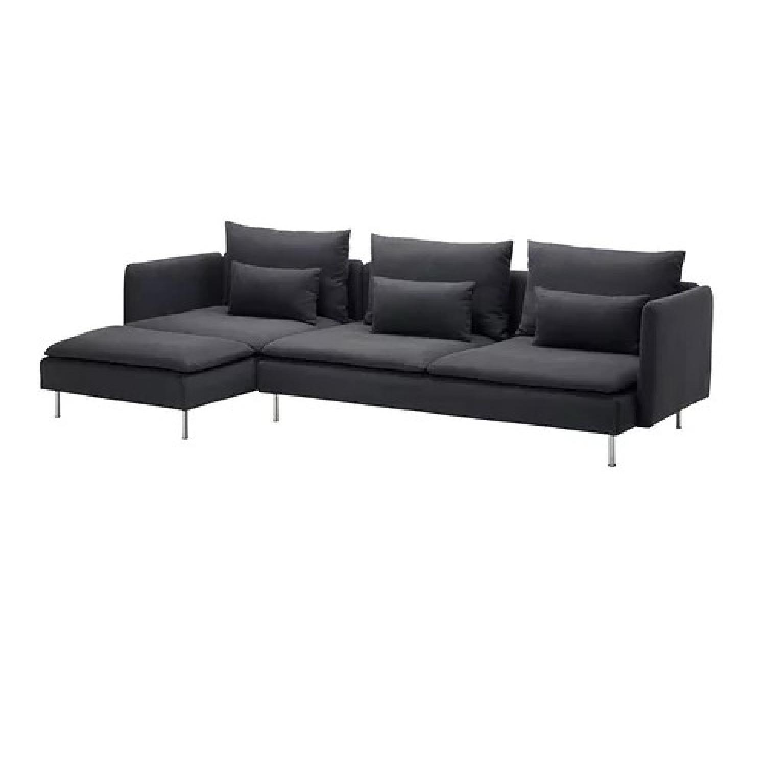 Ikea Soderhamn 4 Seat Sectional Sofa - AptDeco
