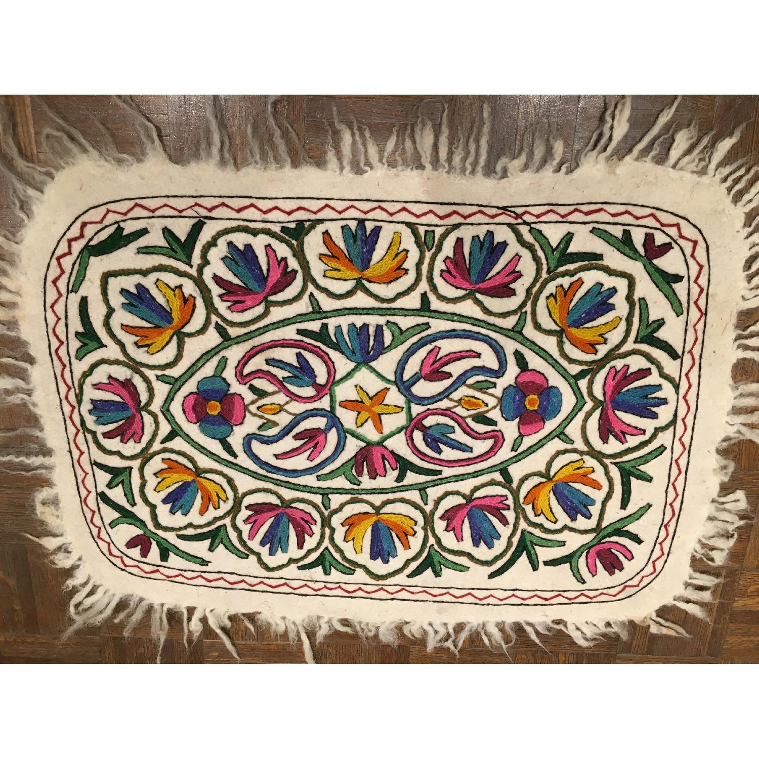 Kashmir Indian Namdas Nomadic Rug - AptDeco