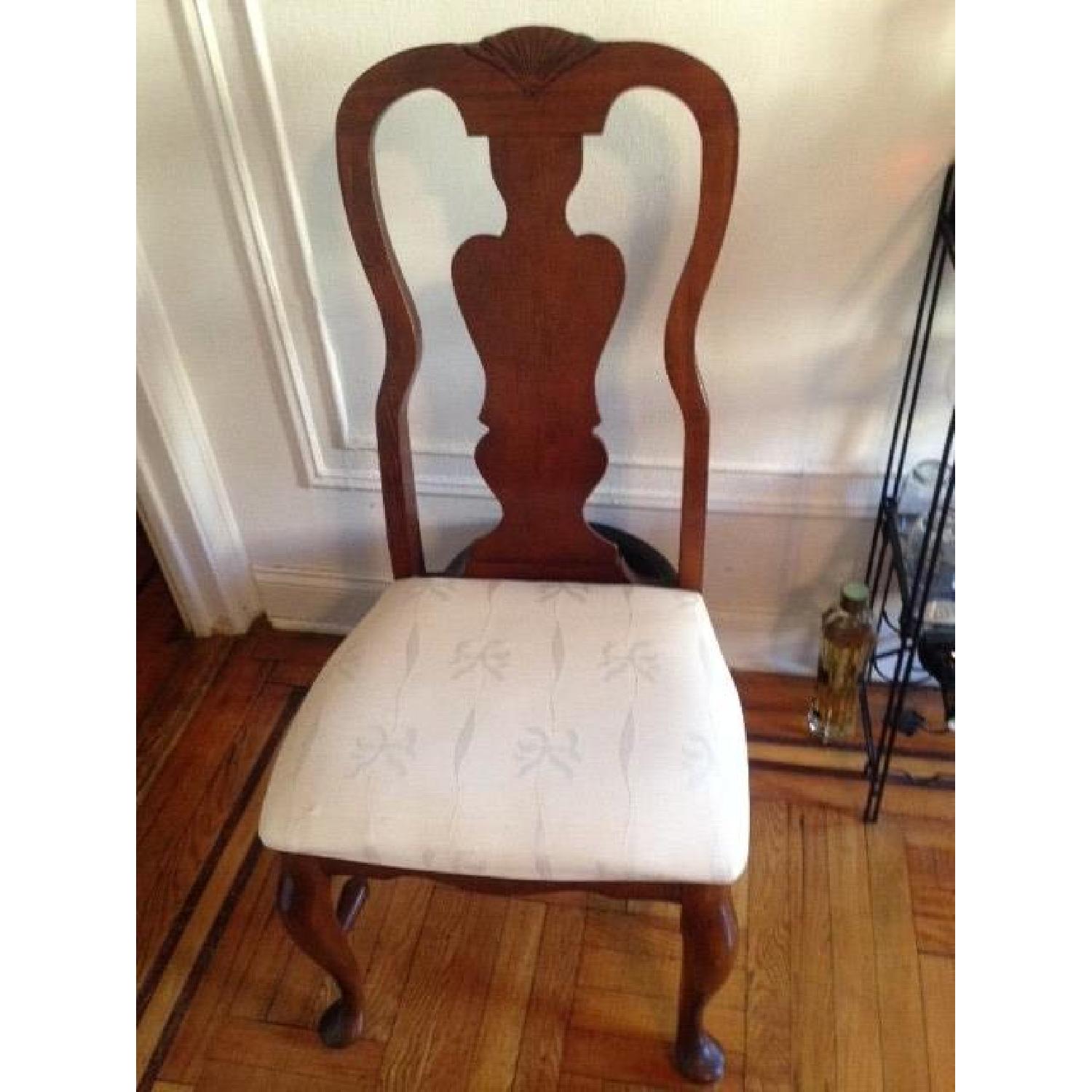 Pottery Barn Queen Anne Table w/ 6 Chairs - AptDeco