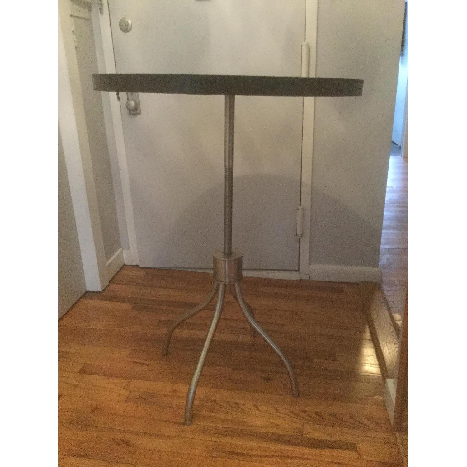 LSA Int'l Leather Dining Table - AptDeco