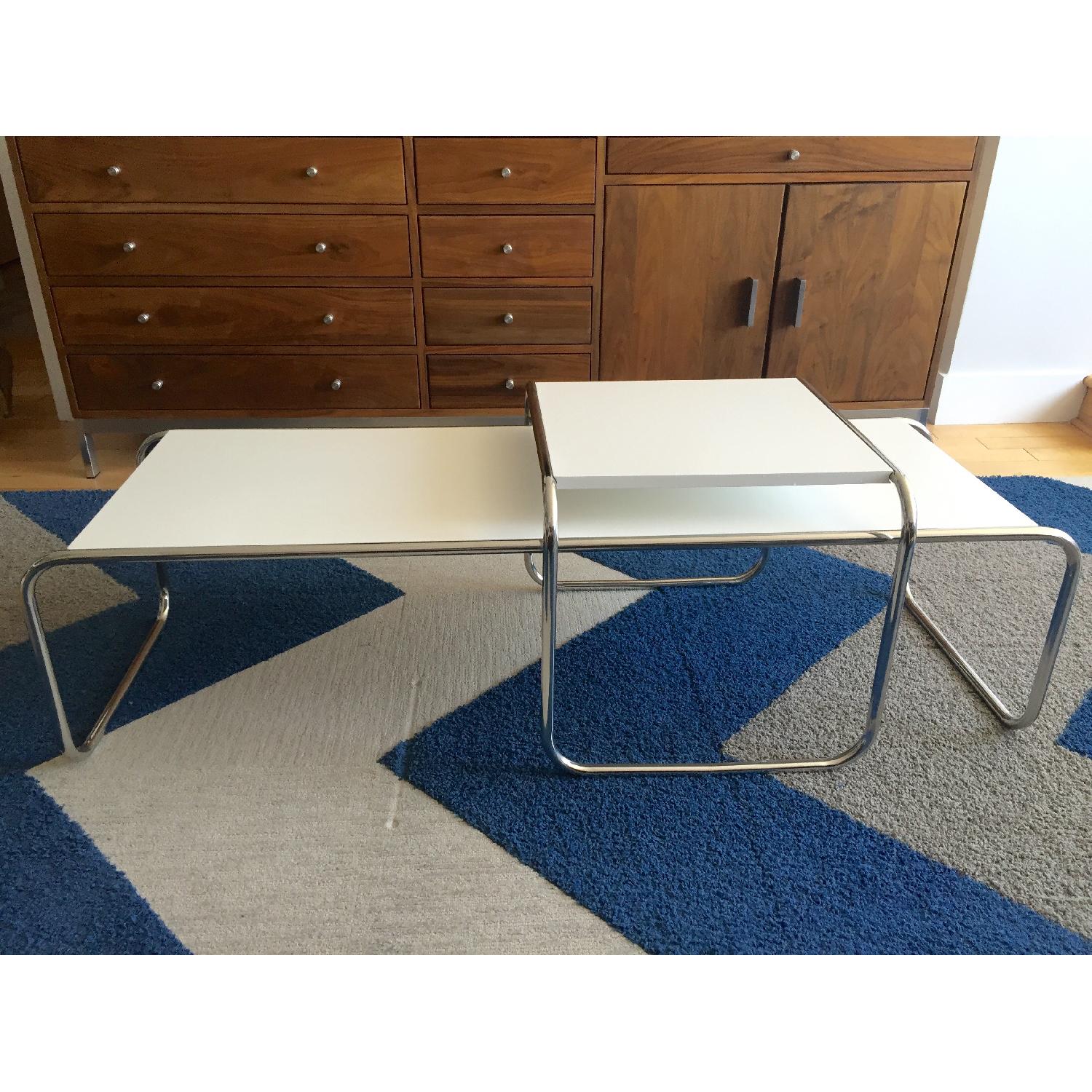 Laccio Reproduction/Replica Coffee Table + Side Table - AptDeco