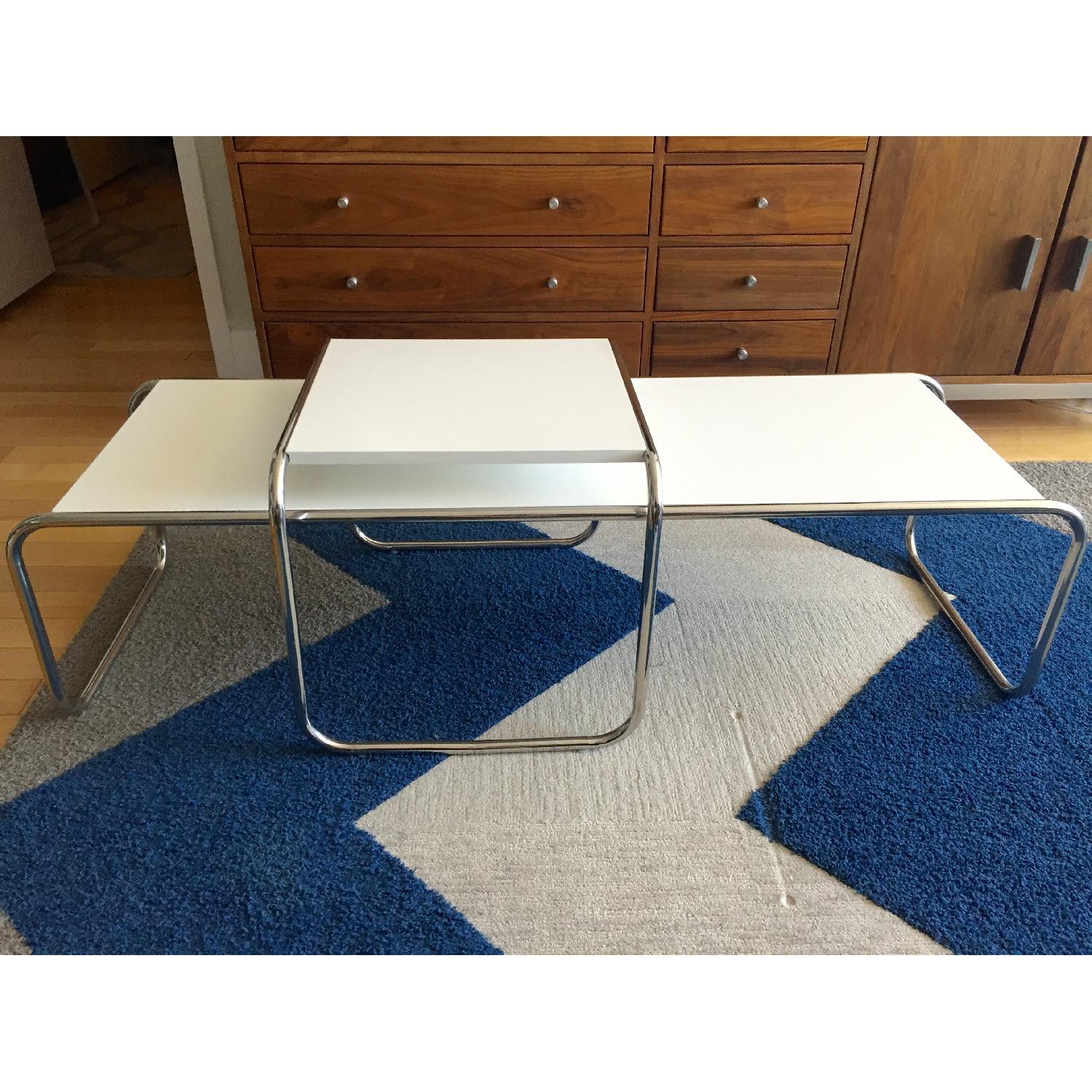 Laccio Reproduction/Replica Coffee Table + Side Table - AptDeco