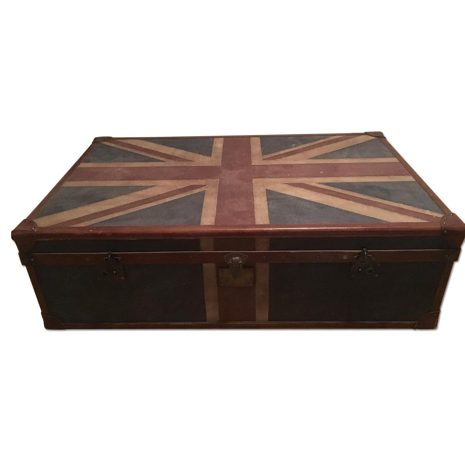 Timothy Oultan Union Jack Trunk/Coffee Table - AptDeco