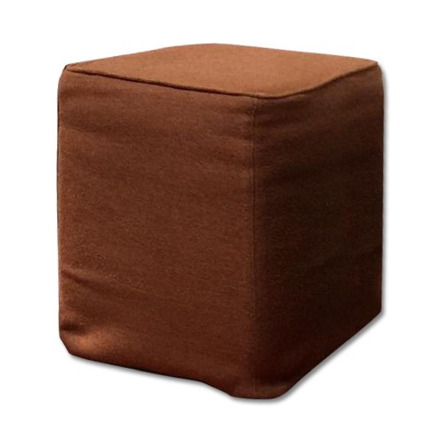 Custom Slipcovered Cube/Ottoman/Stool - AptDeco