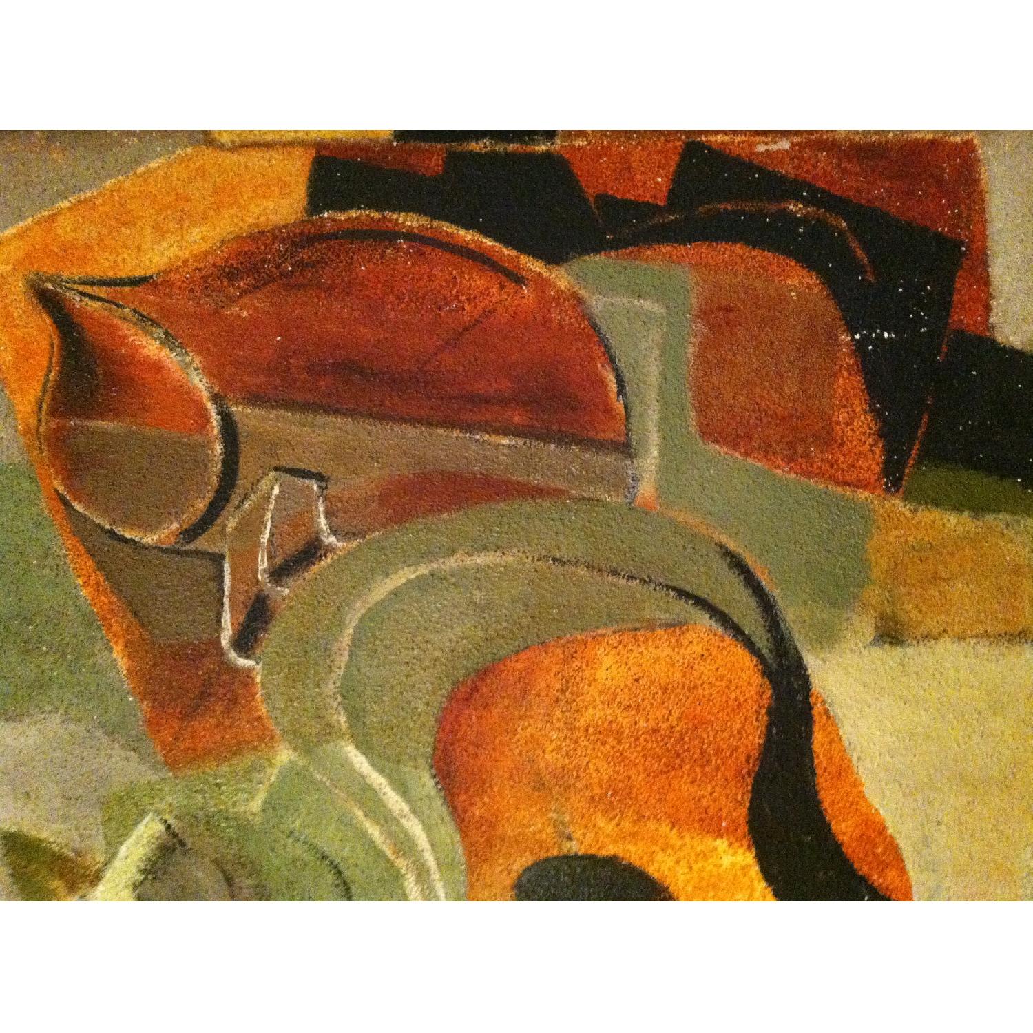 Gaylord Flory1960s Mid-Century Modern Abstract Painting - AptDeco