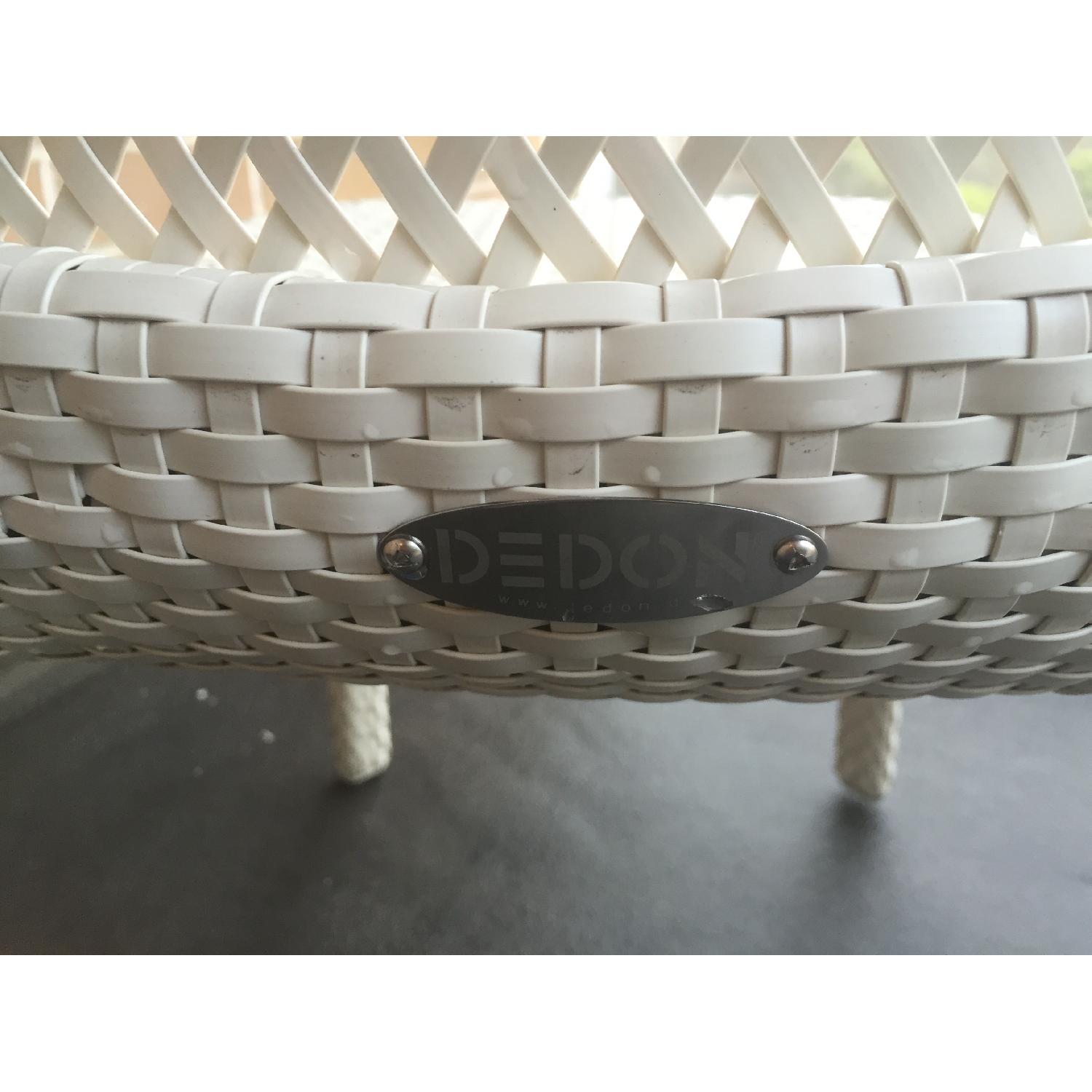 Dedon Outdoor Bistro Table w/ 2 Chairs - AptDeco