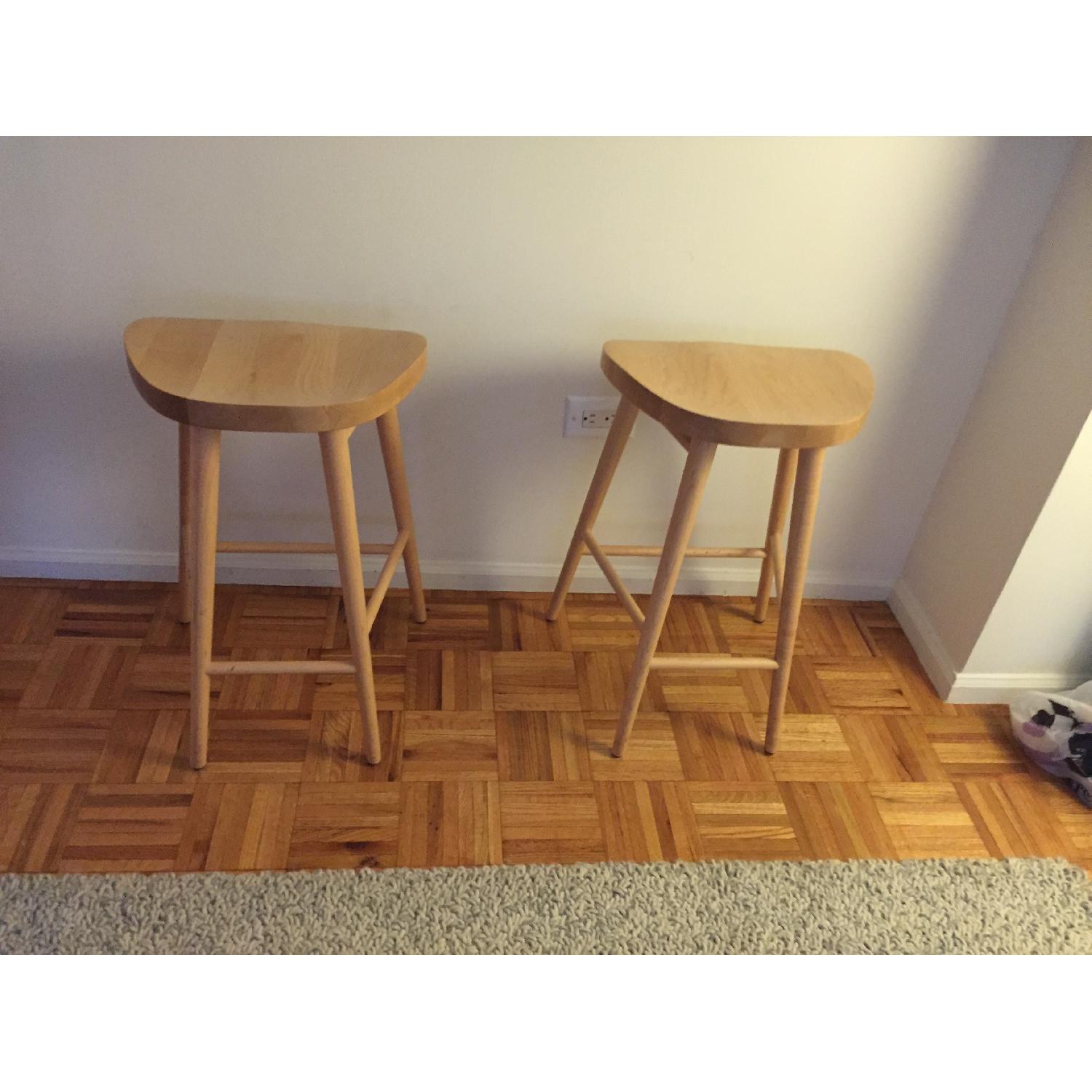 Room & Board Stools - Pair - AptDeco