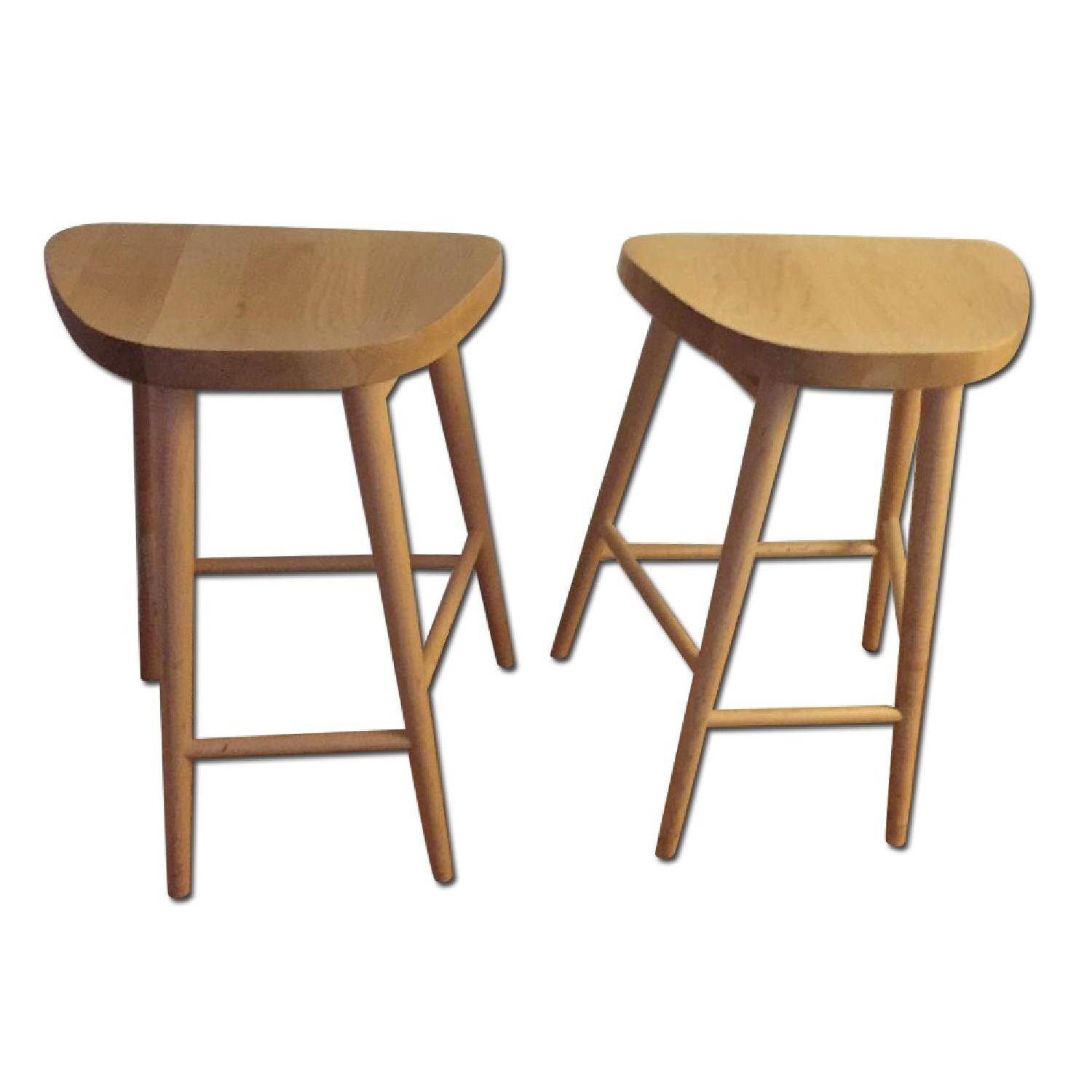 Room & Board Stools - Pair - AptDeco