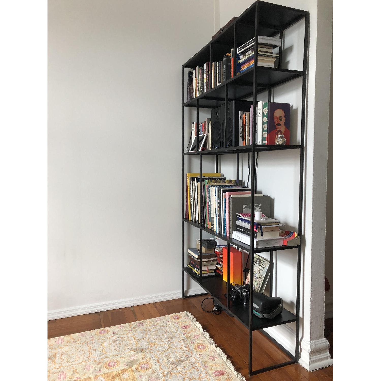 Crate & Barrel Iron Bookcase - AptDeco