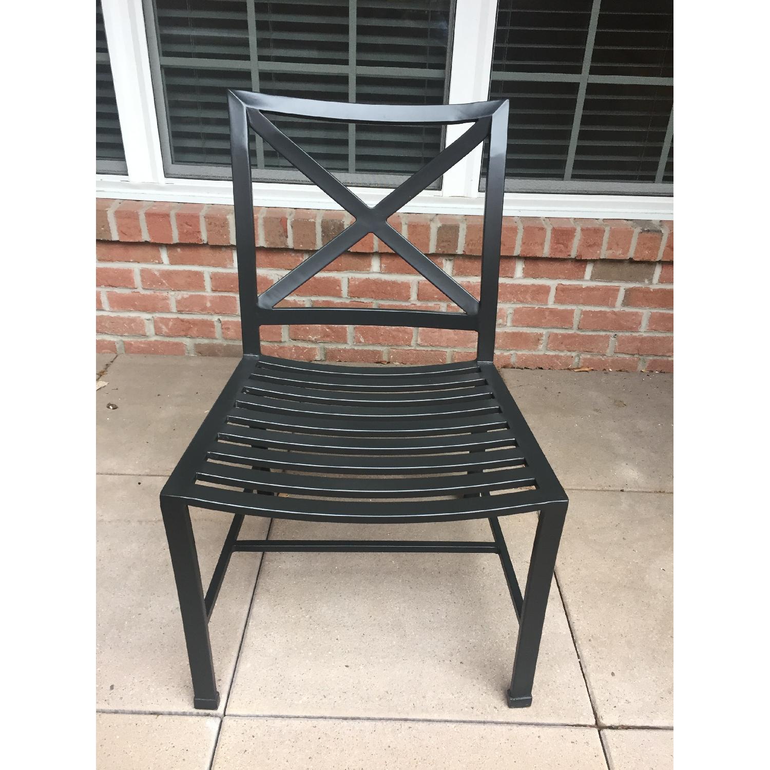 Restoration Hardware Outdoor/Patio Dining Table w/ 6 Chairs - AptDeco