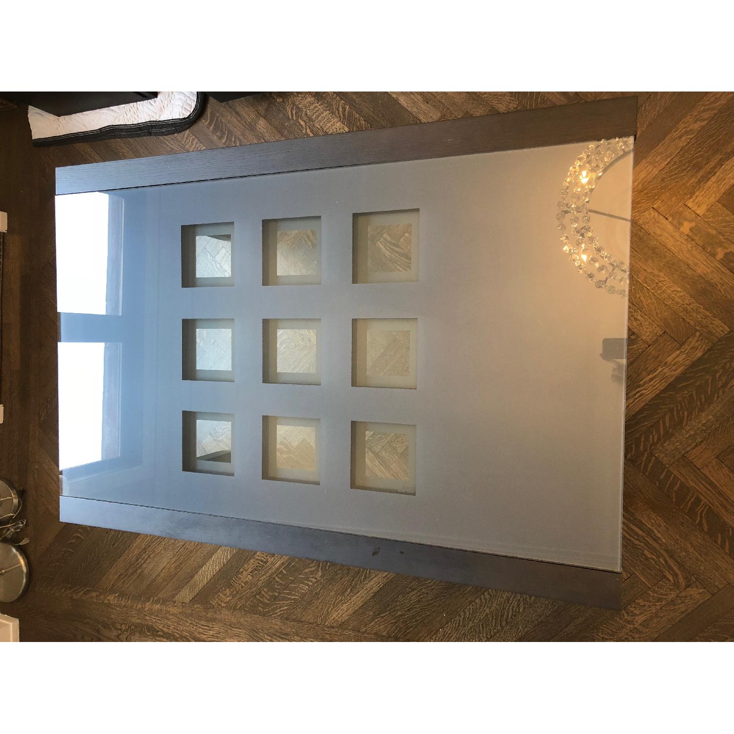 Ligne Roset Extensia Dining Table in Ebony Oak Black Glass - AptDeco