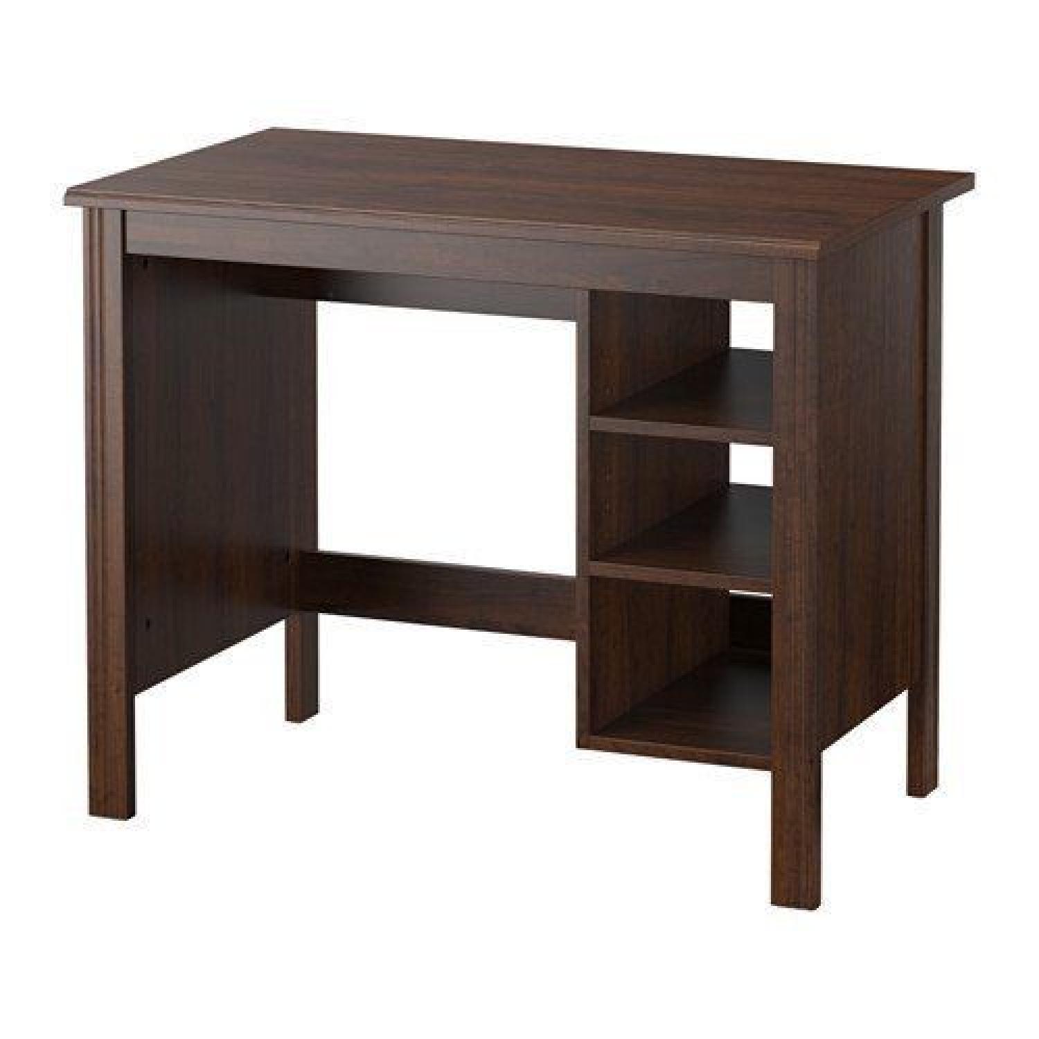 Ikea Brusali Wooden Desk - AptDeco