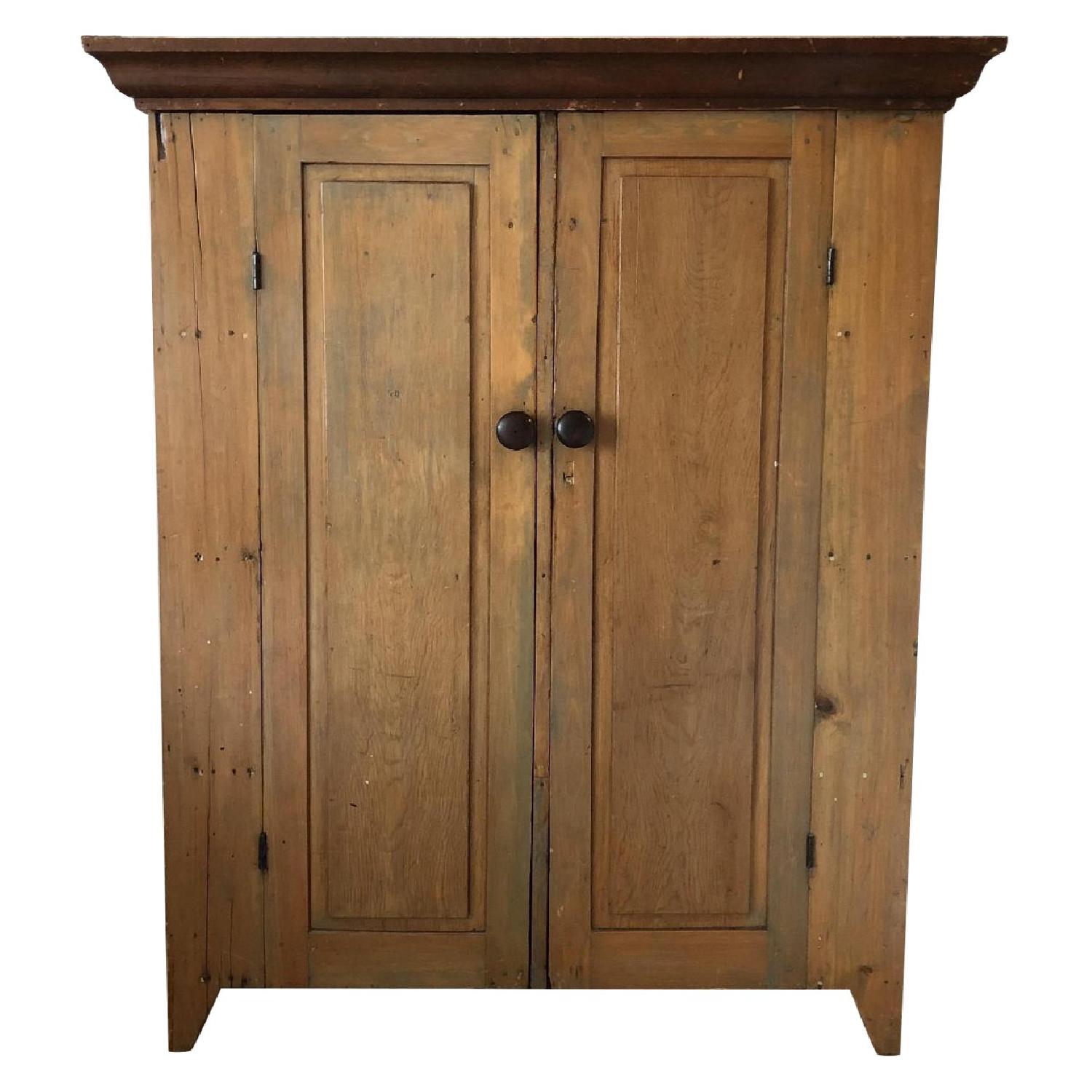 Vintage Rustic Armoire - AptDeco