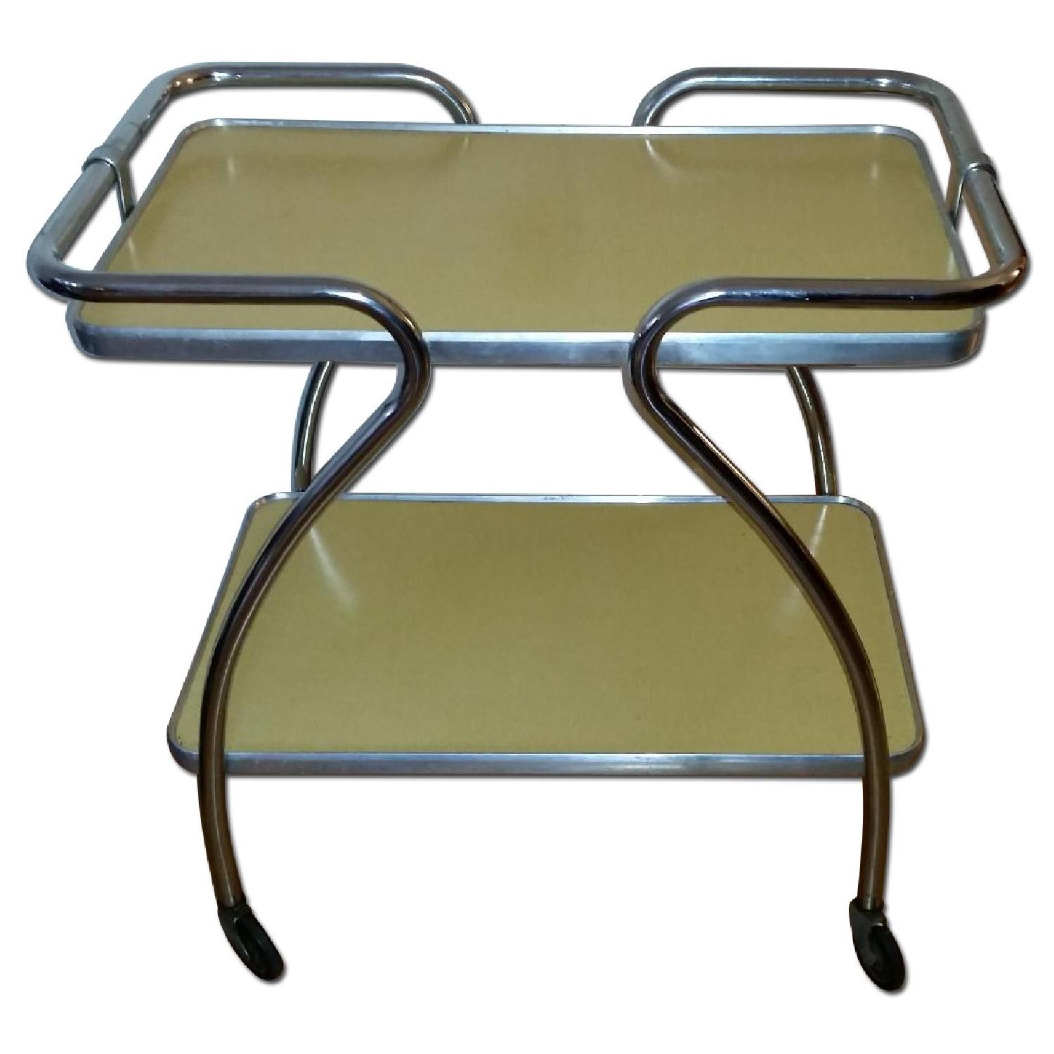 Mid-Century Modern Bar Cart - AptDeco