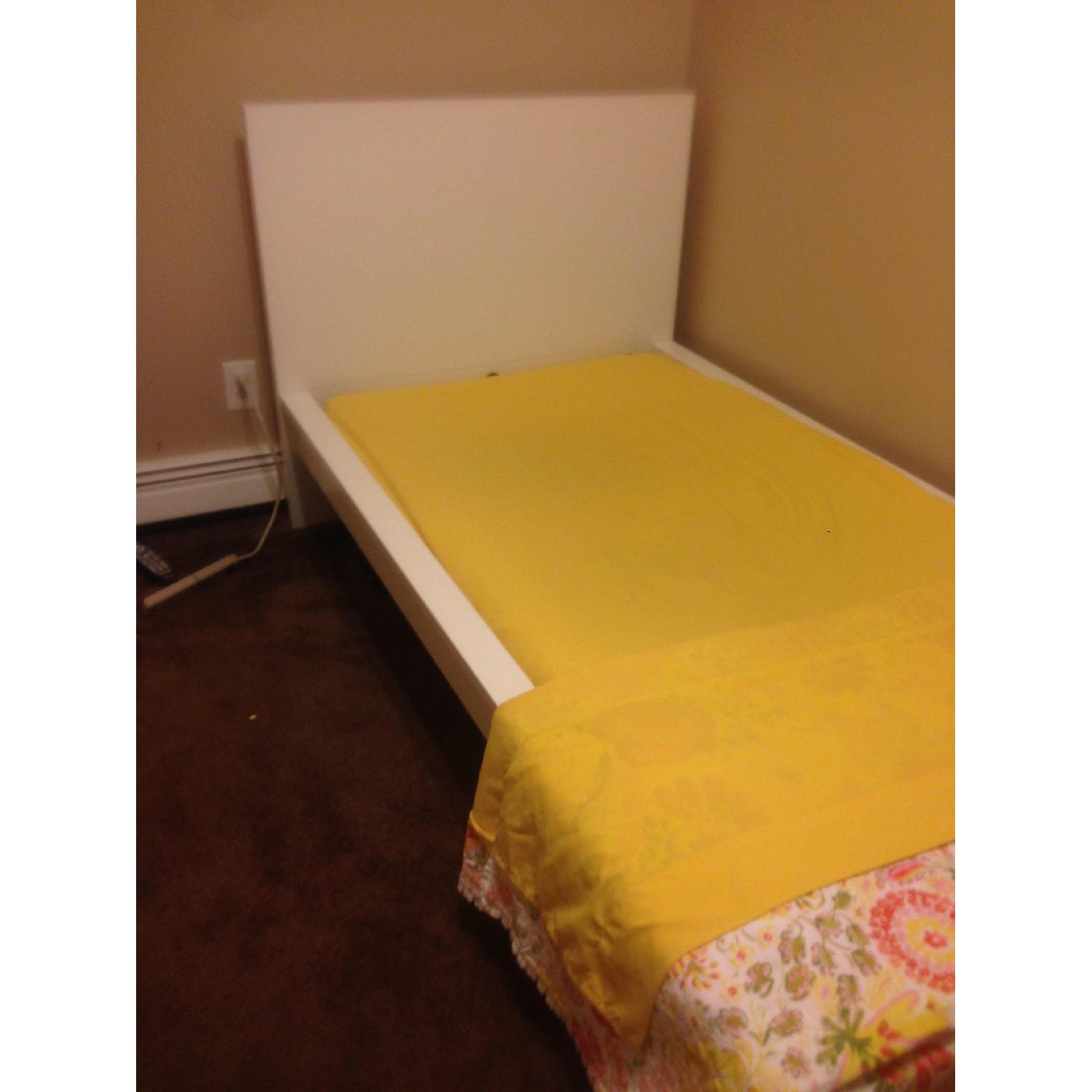 Ikea Malm White Twin Bed - AptDeco