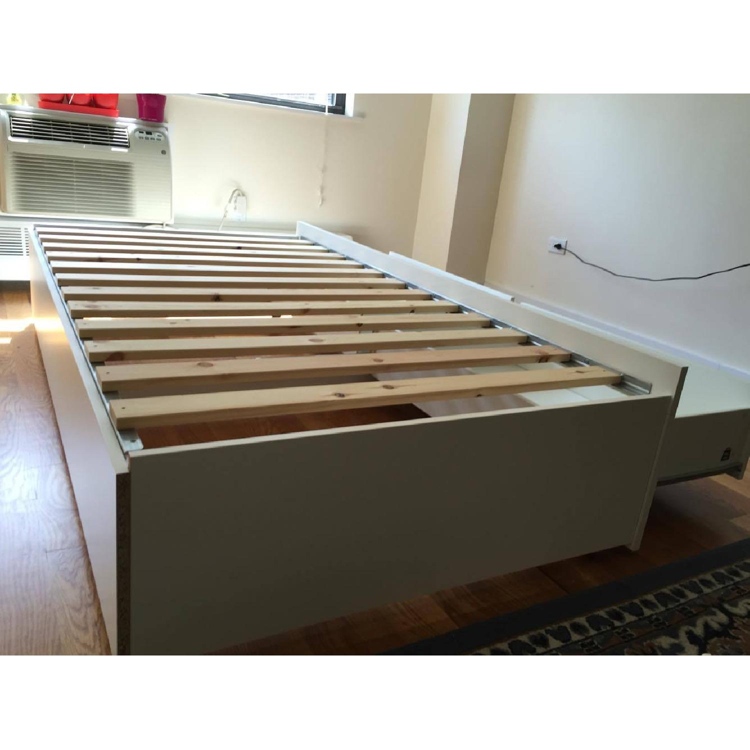Ikea Twin Bed w/ 2 Drawers - AptDeco