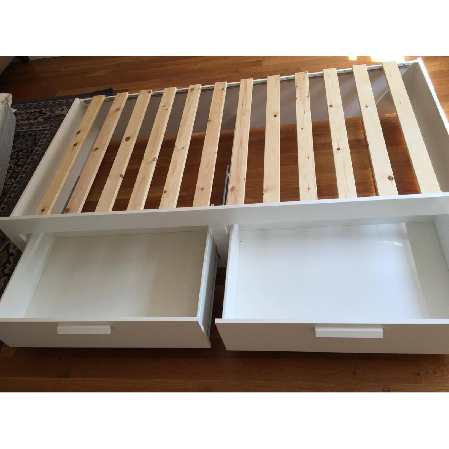 Ikea Twin Bed w/ 2 Drawers - AptDeco