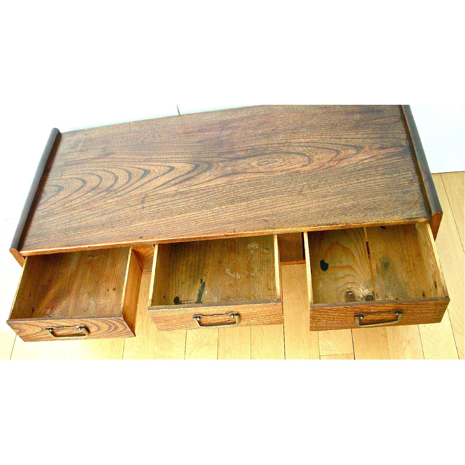 Antique Japanese Writing Desk/Coffee Table - AptDeco