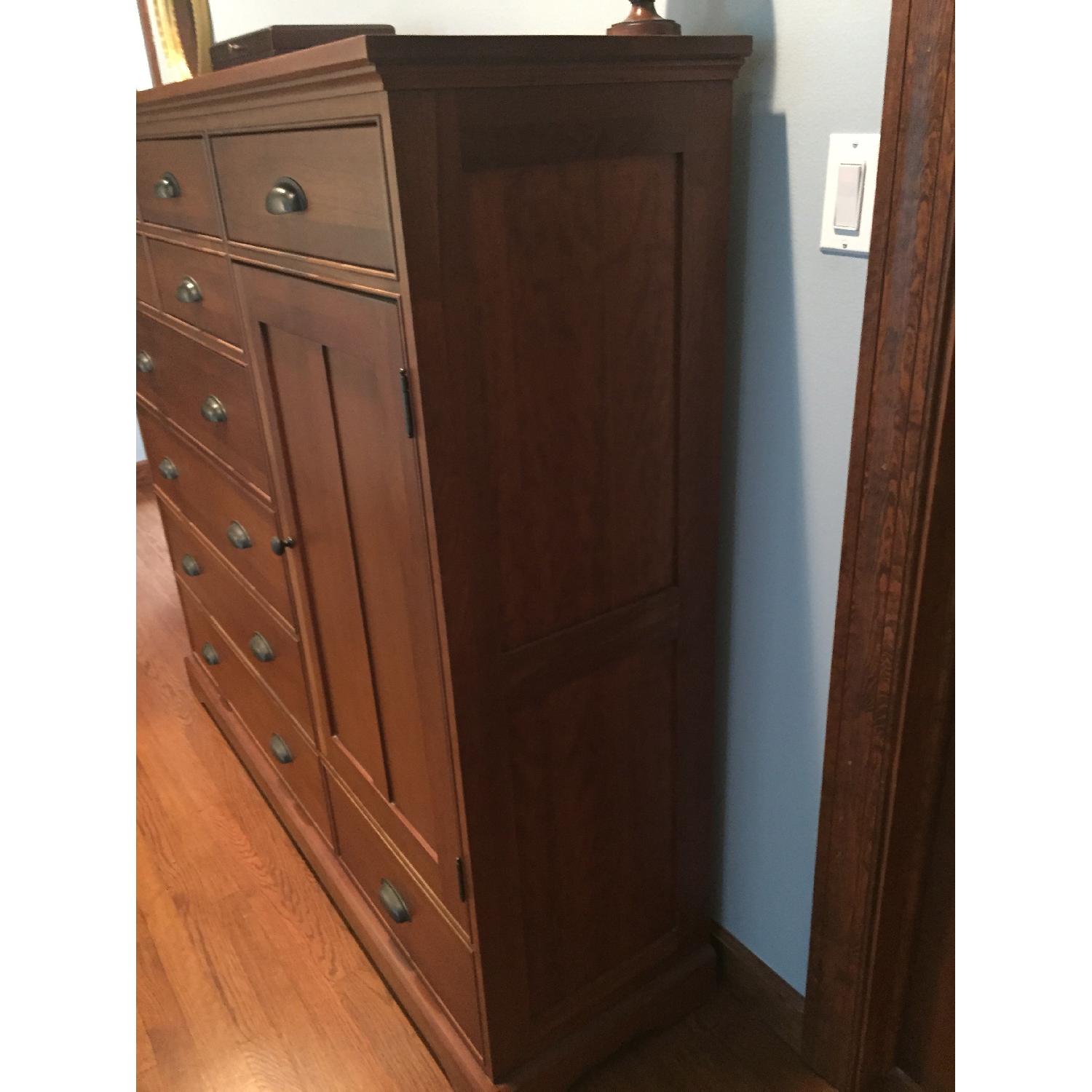 Restoration Hardware Marston Solid Cherry Lined Chest - AptDeco