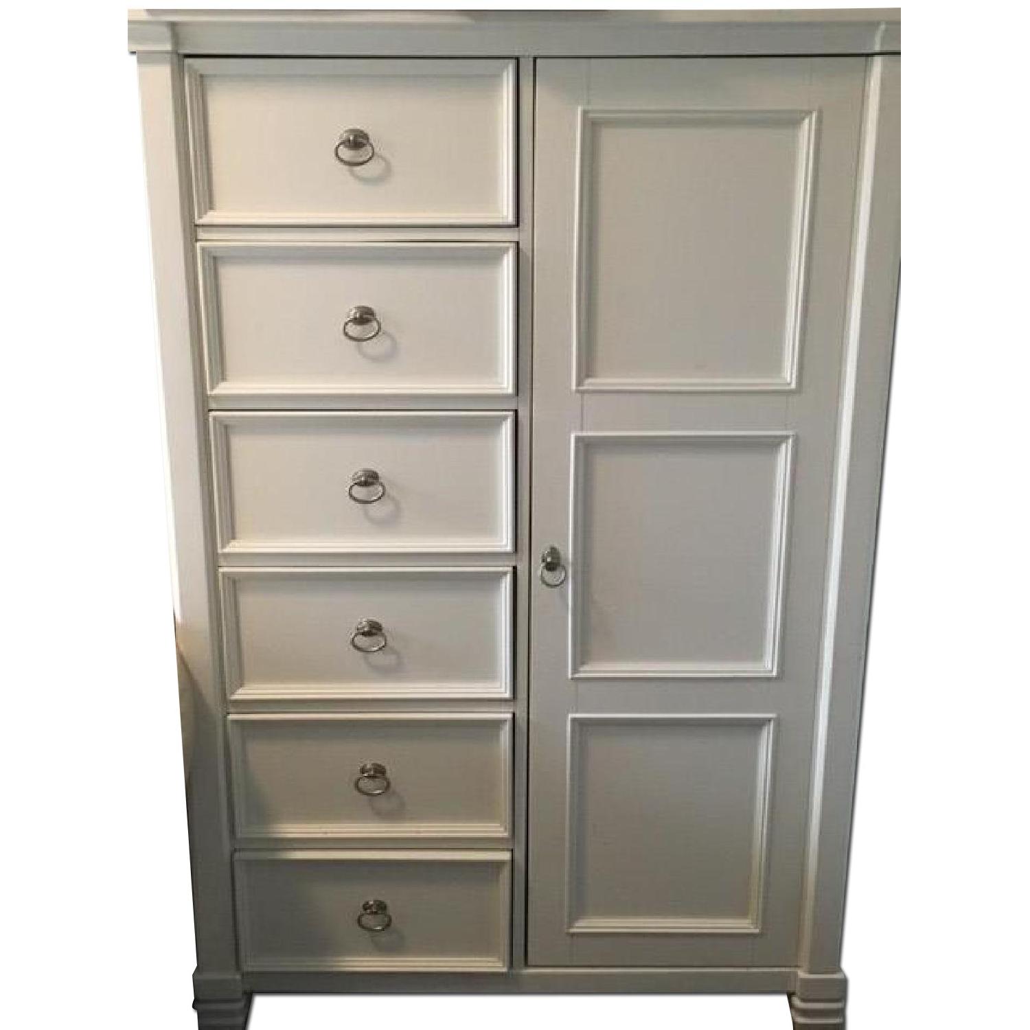 Ashley's Prentice Door Chest/Armoire - AptDeco