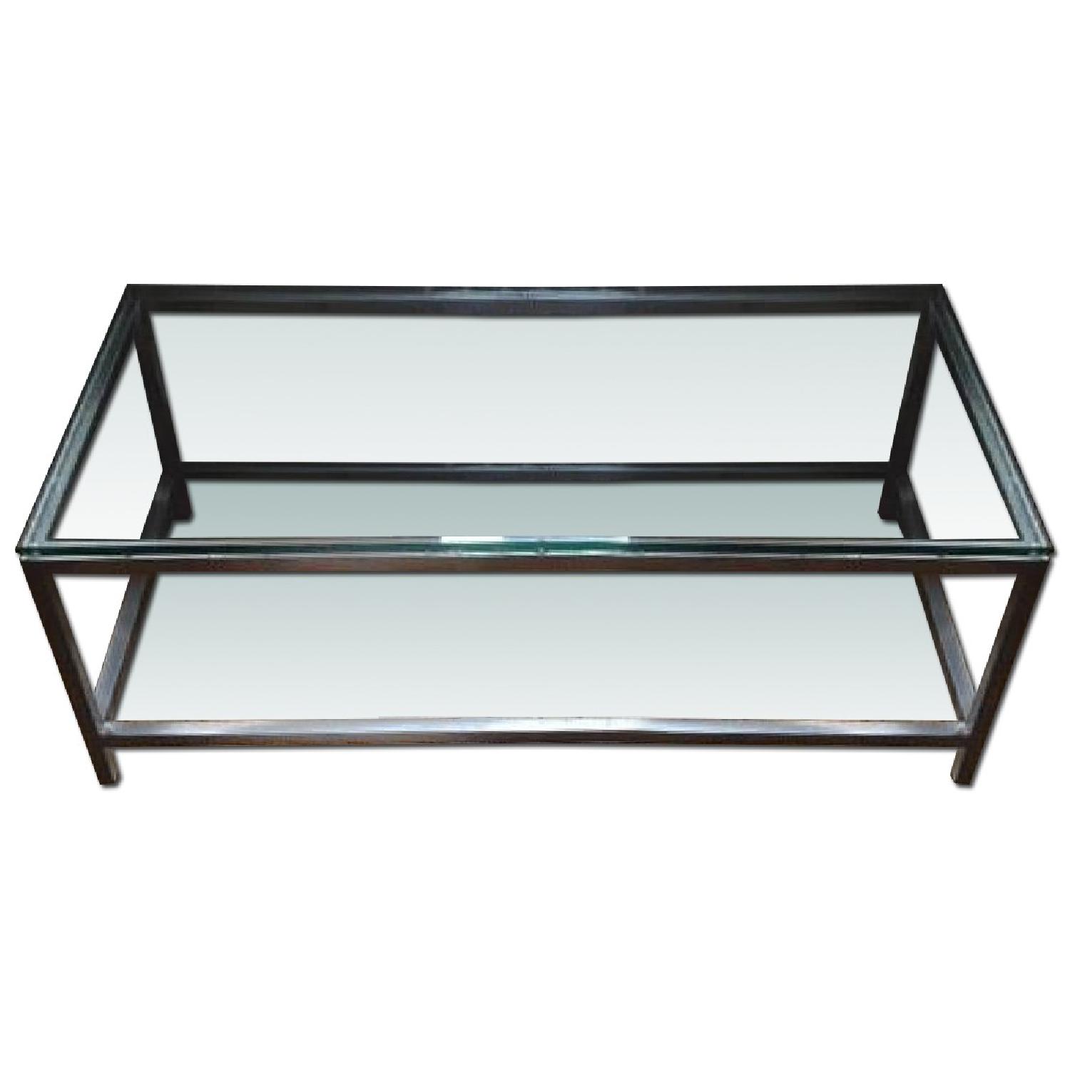 Crate and barrel era coffee table store