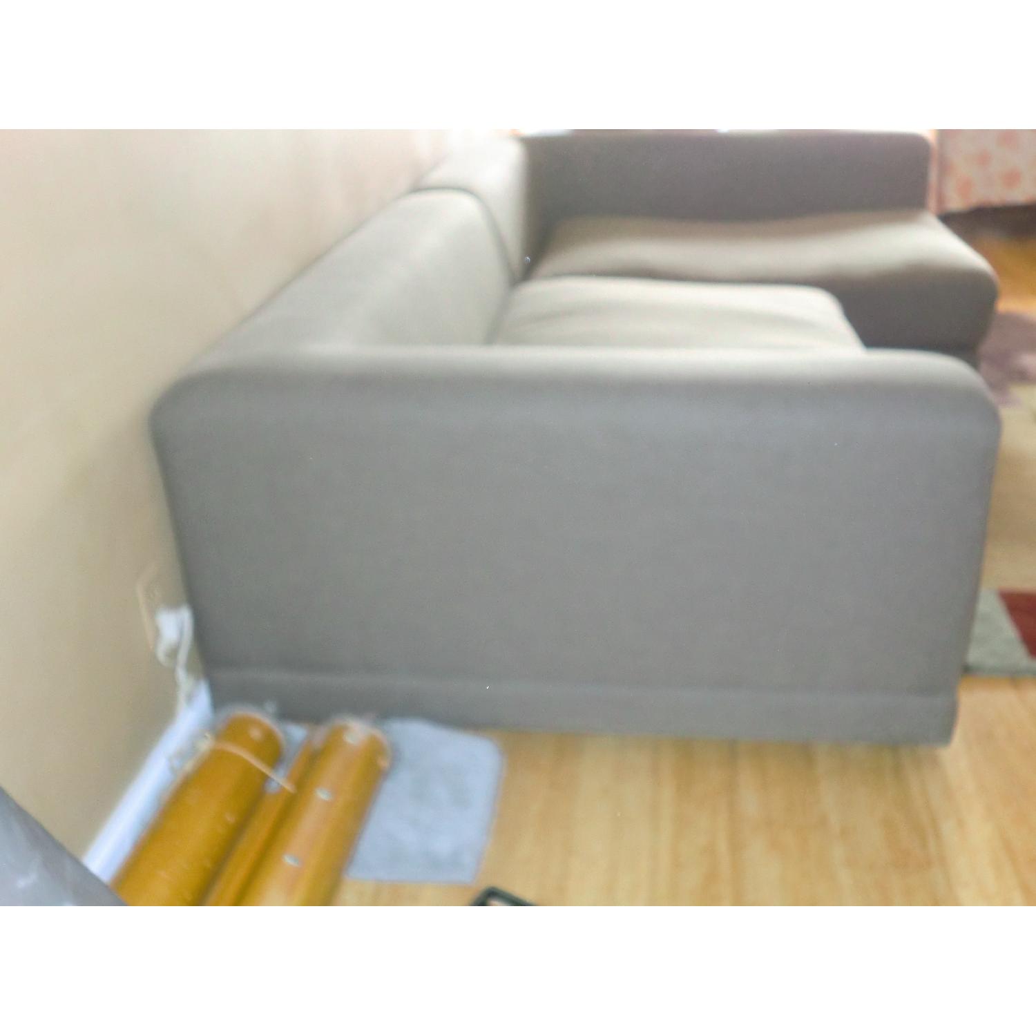 CB2 Uno Left Arm 2 Piece Sectional Sofa in Caper - AptDeco