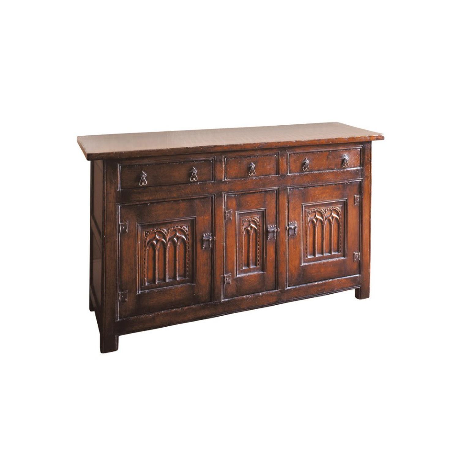 English Oak Sideboard - AptDeco