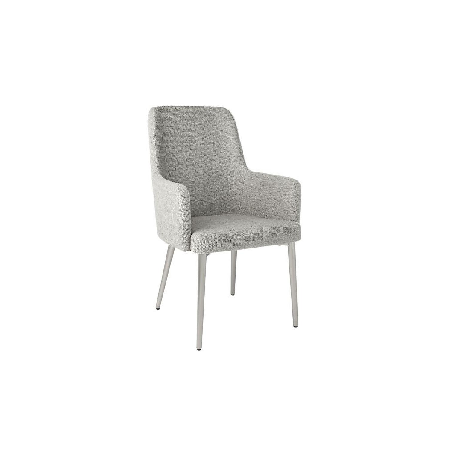 CB2 Aragon Arm Chairs - AptDeco