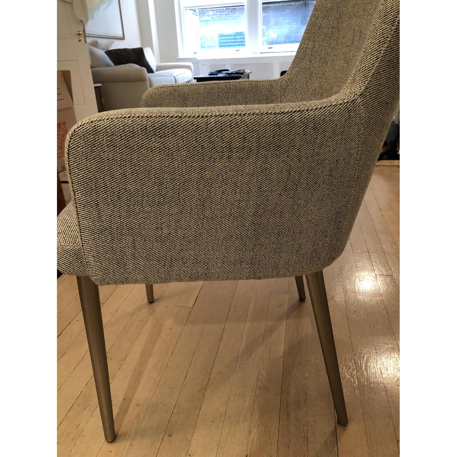 CB2 Aragon Arm Chairs - AptDeco