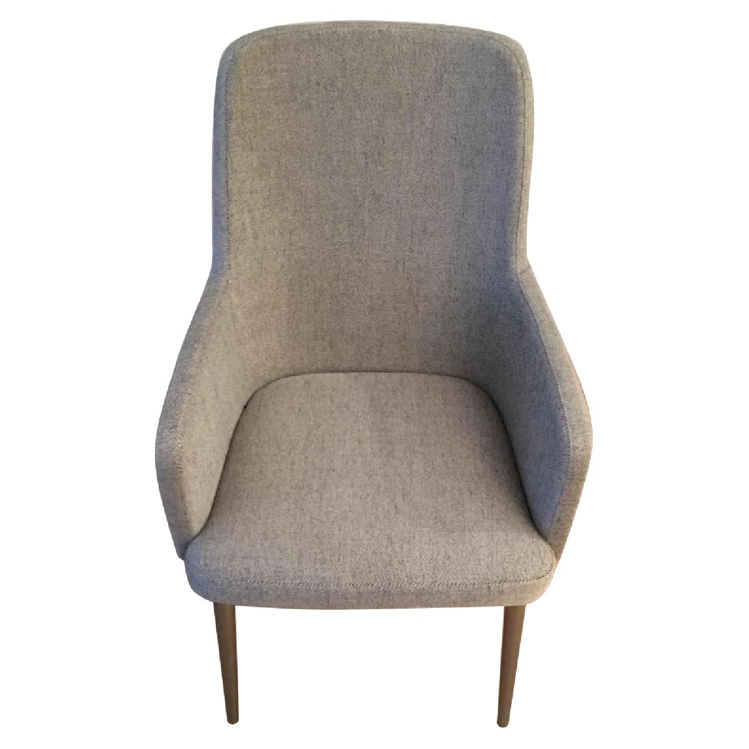 CB2 Aragon Arm Chairs - AptDeco