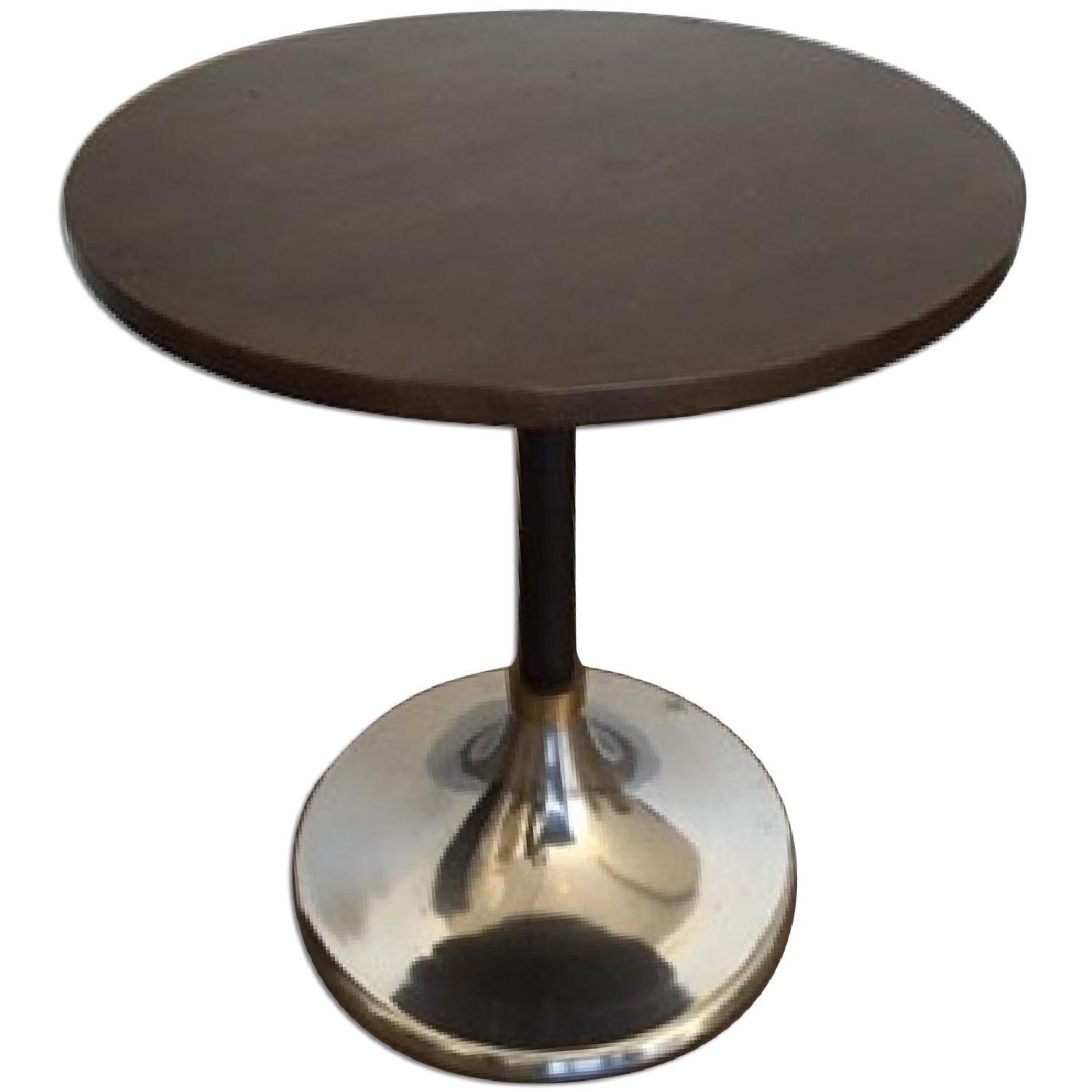 Cb2 Wood Pedestal Table at Lindsey Vann blog