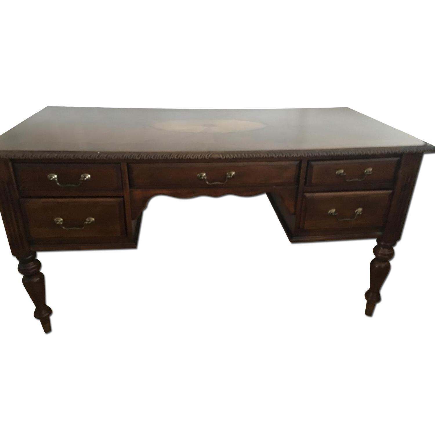 Pier 1 Desk w/ Drawers - AptDeco