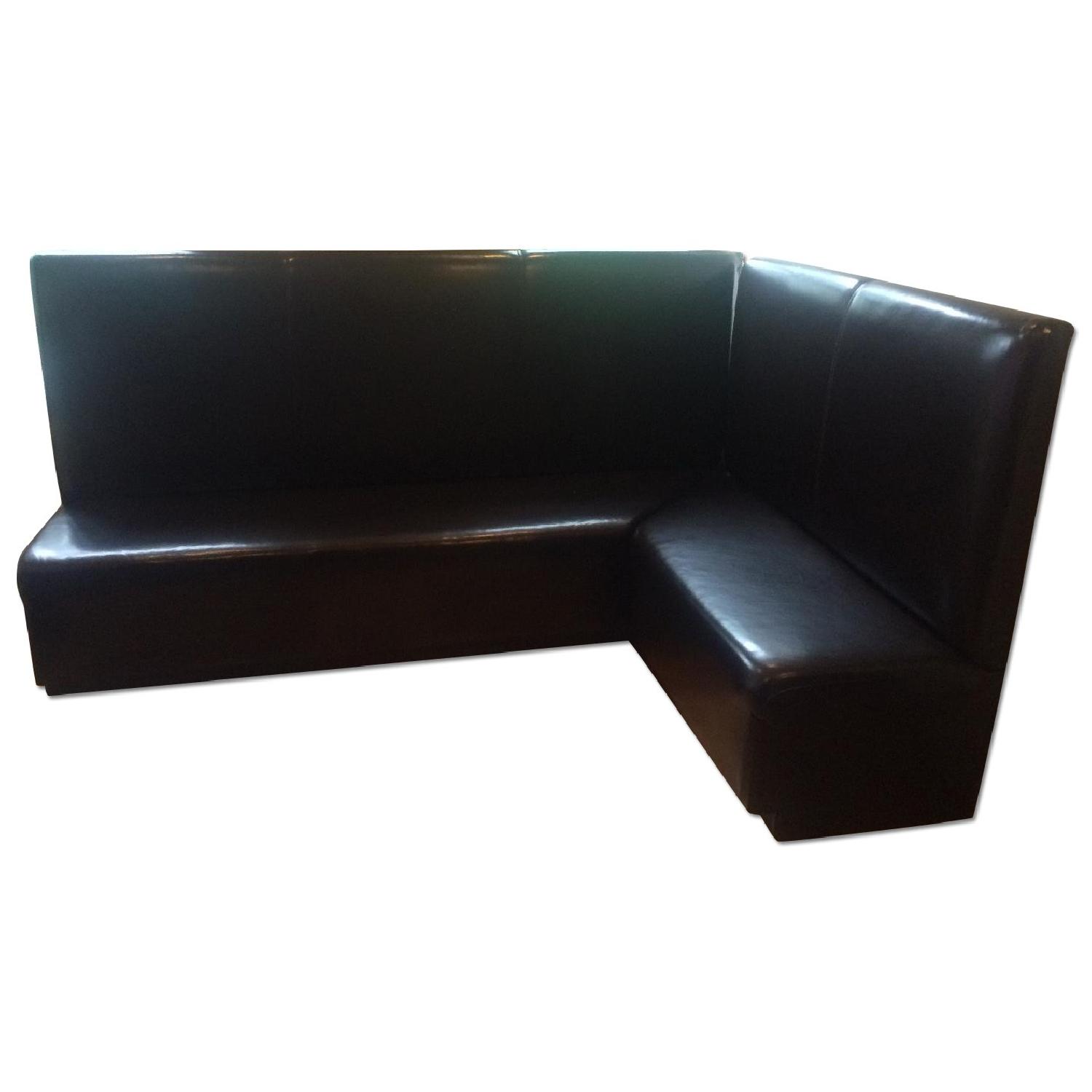 Custom High Back Booth Style Sectional - AptDeco