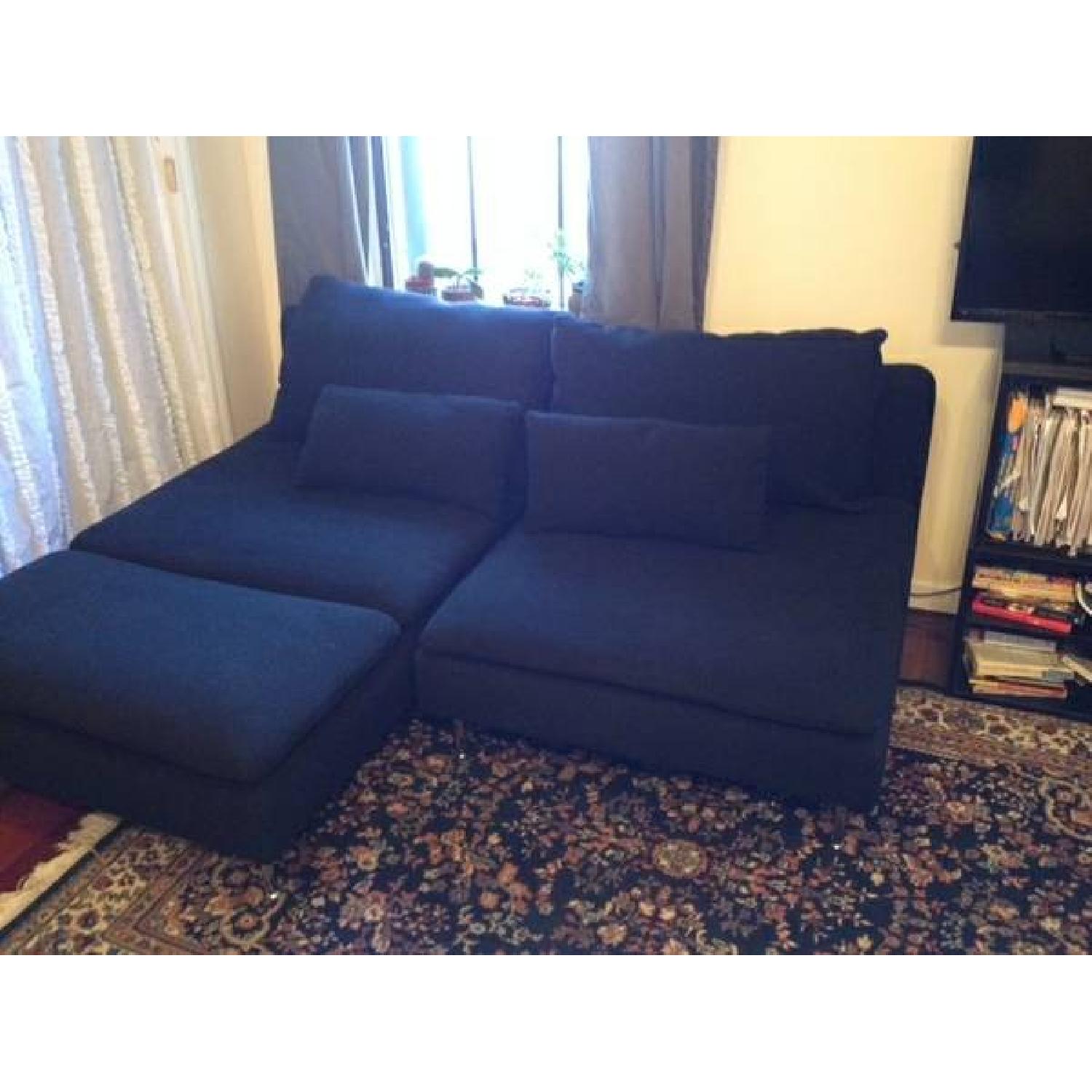 Ikea Soderhamn Chaise and One Seat - AptDeco