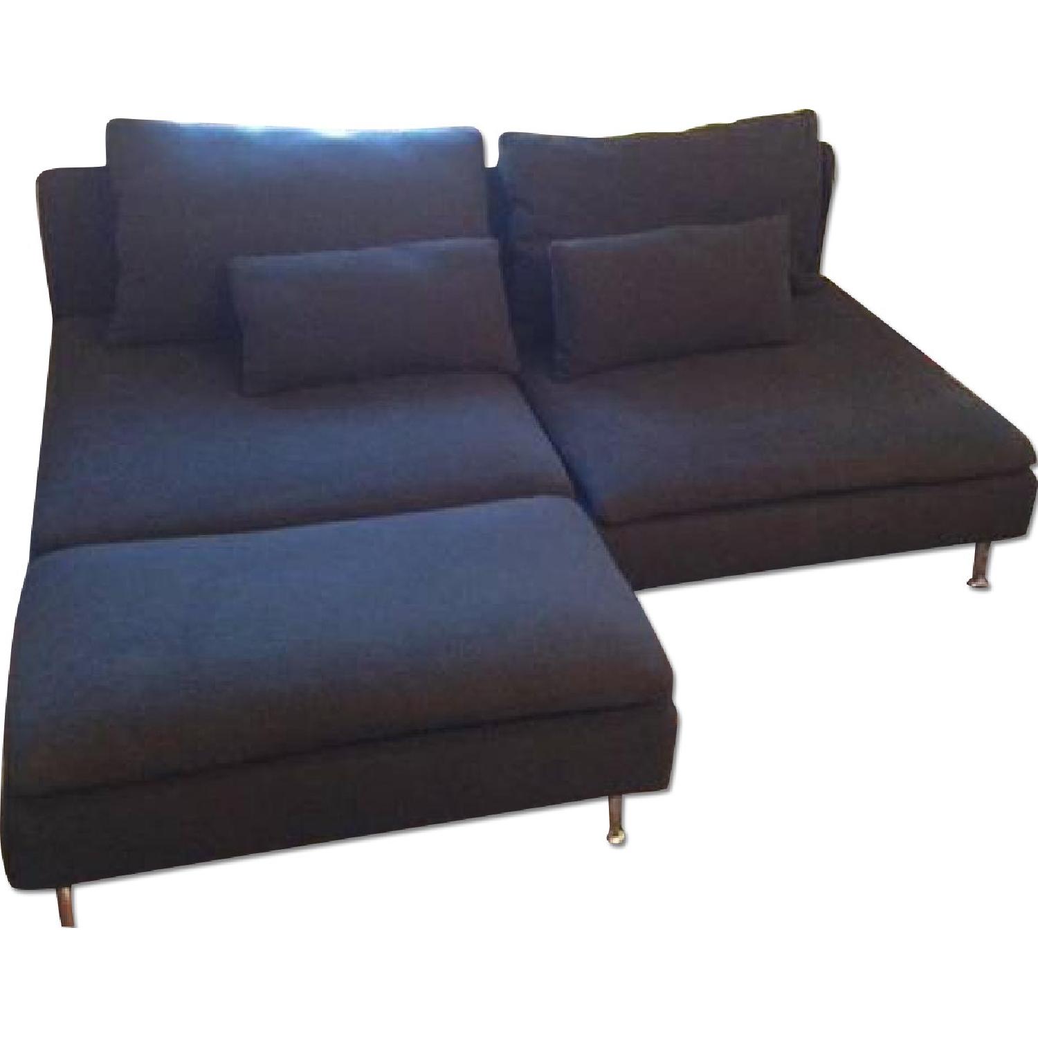 Ikea Soderhamn Chaise and One Seat - AptDeco