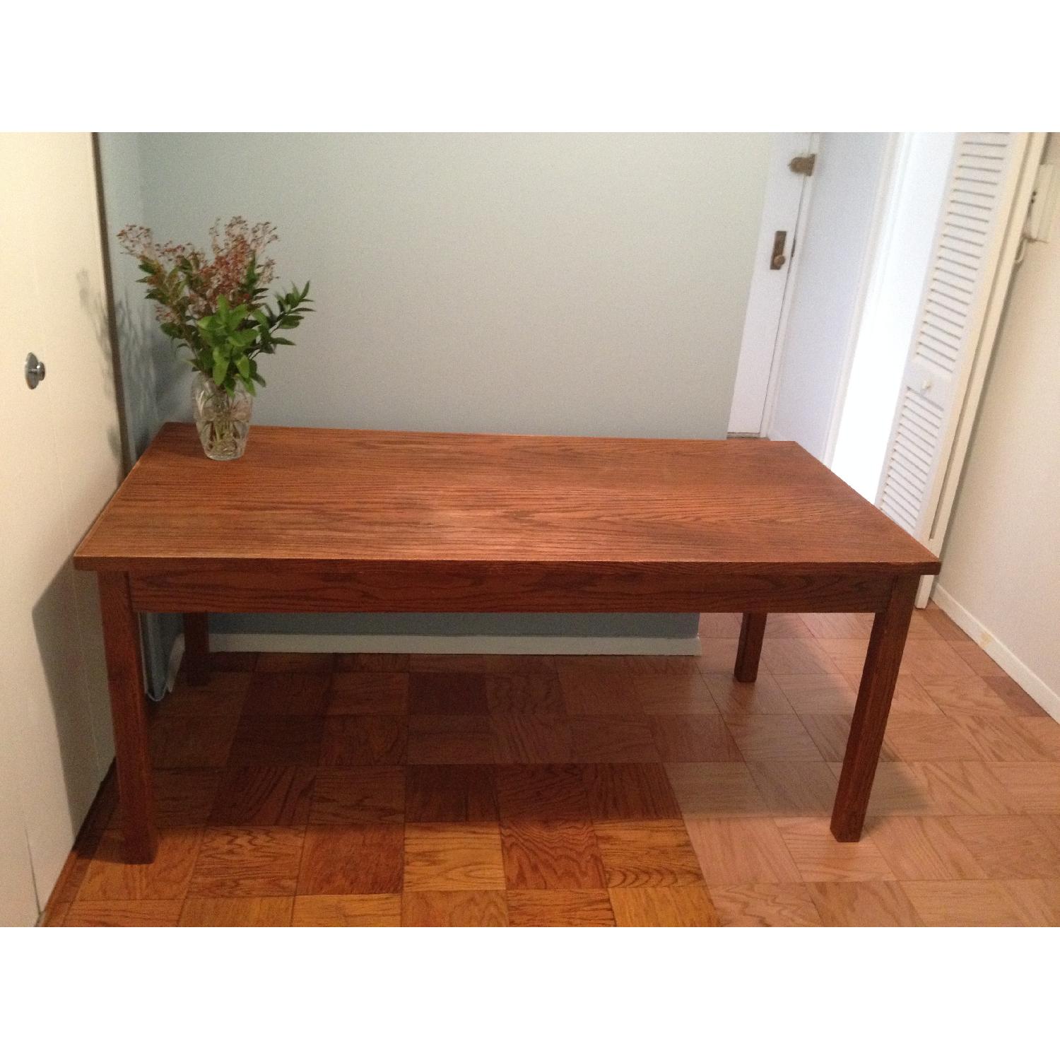 Oak Conference Table - AptDeco