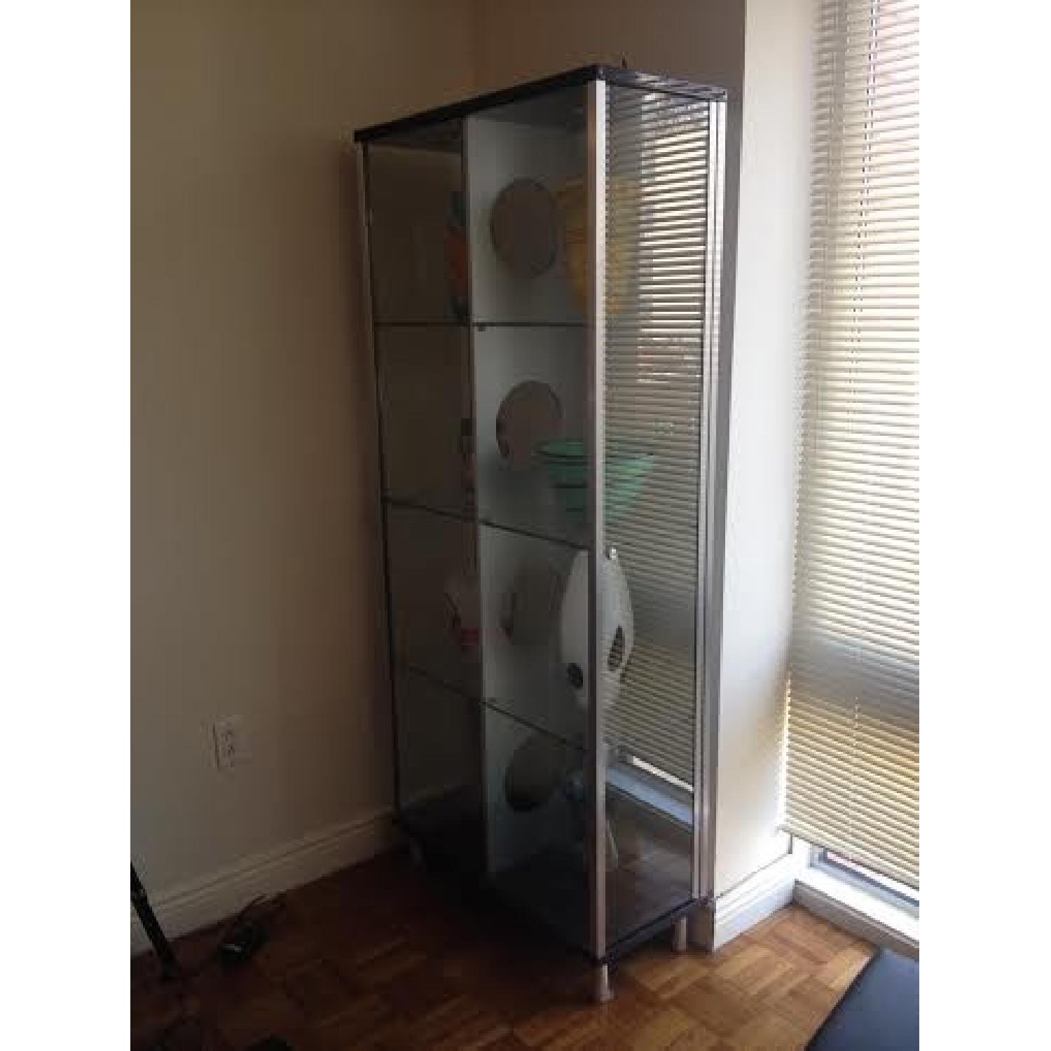 Modern Glass Cabinet - AptDeco